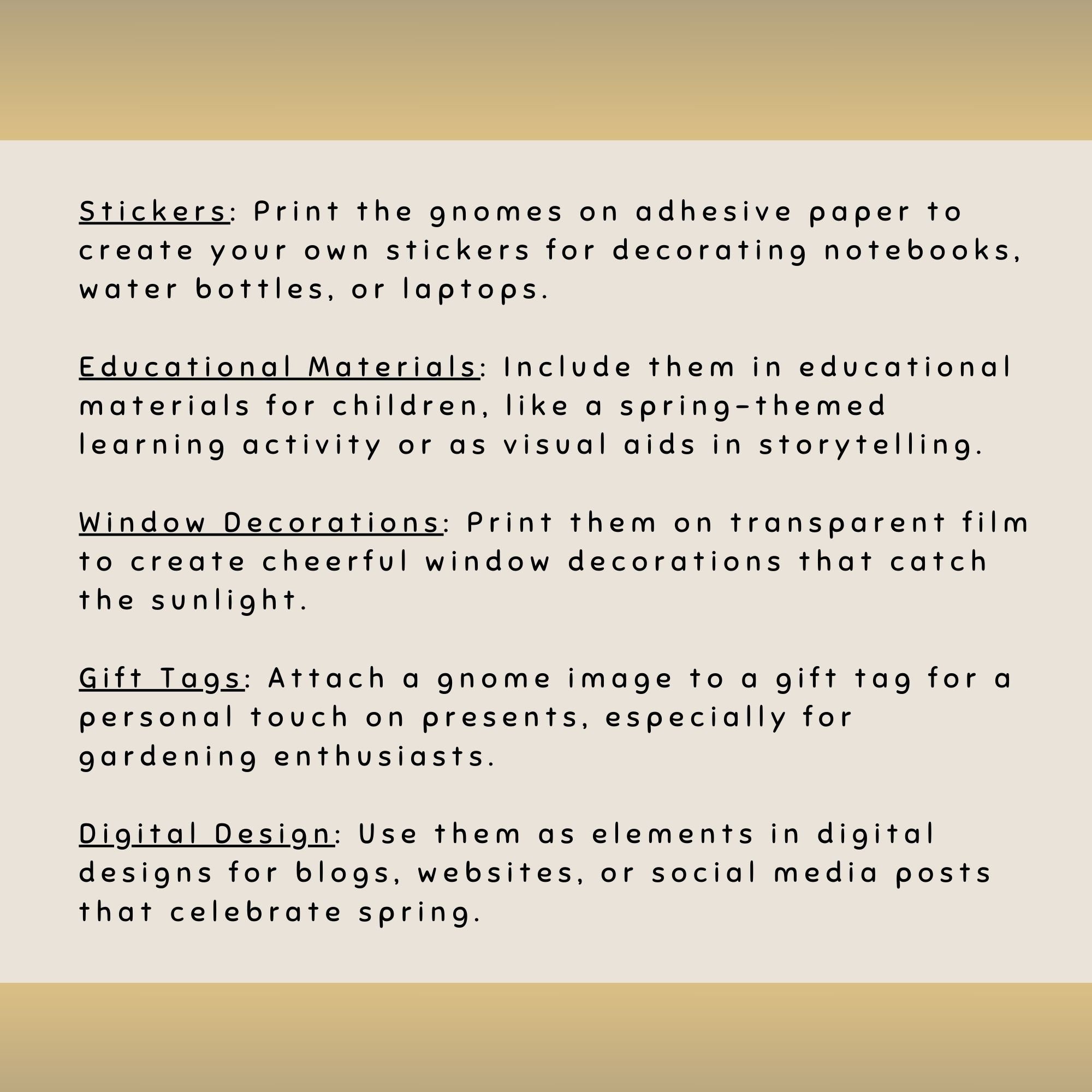 Spring Garden Gnomes Clipart Bundle - Etsy