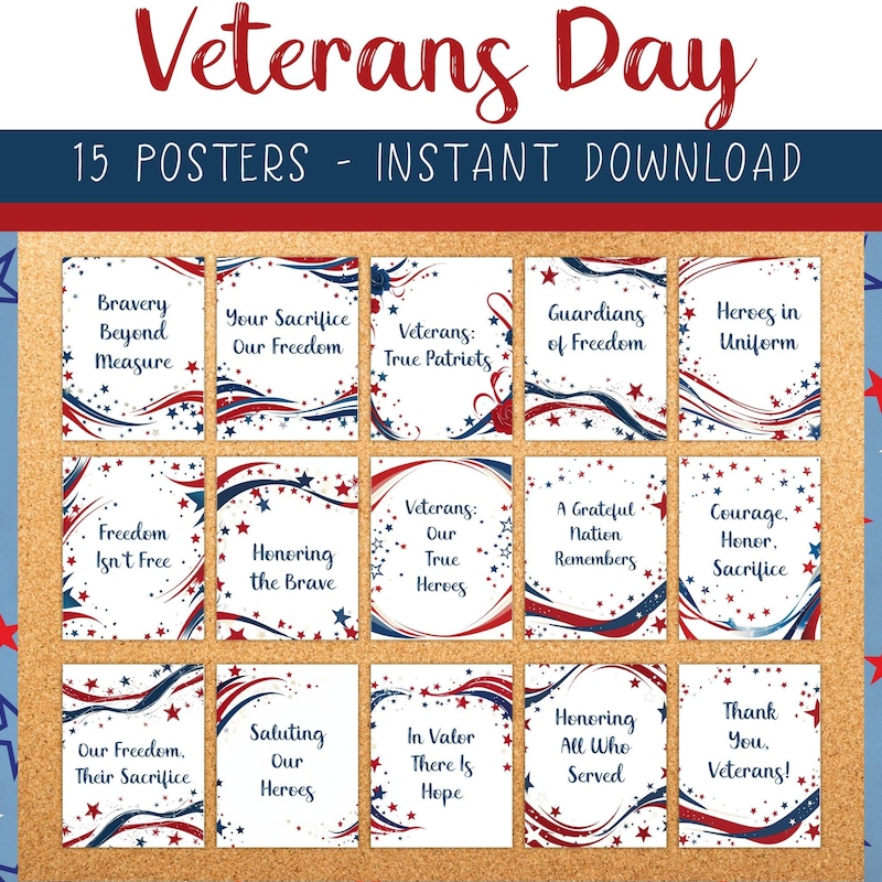 Veterans Day Bulletin Board Ideas - Etsy