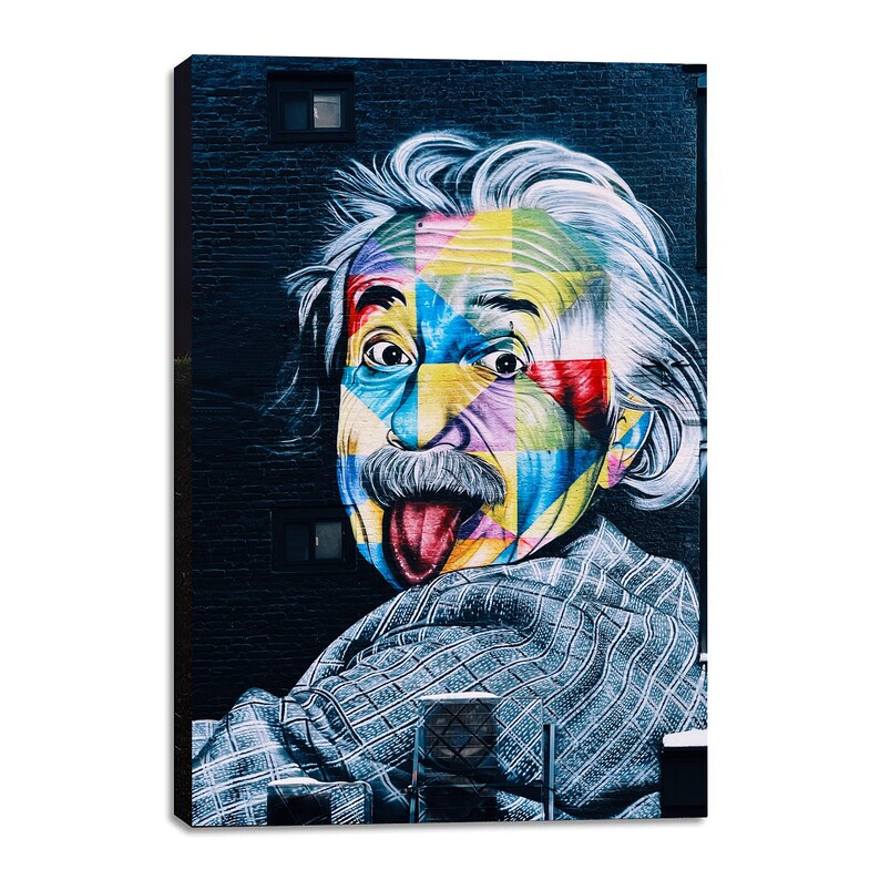 YOLO Einstein - Motivational Wall Art, Inspirational Wall Art, for ...