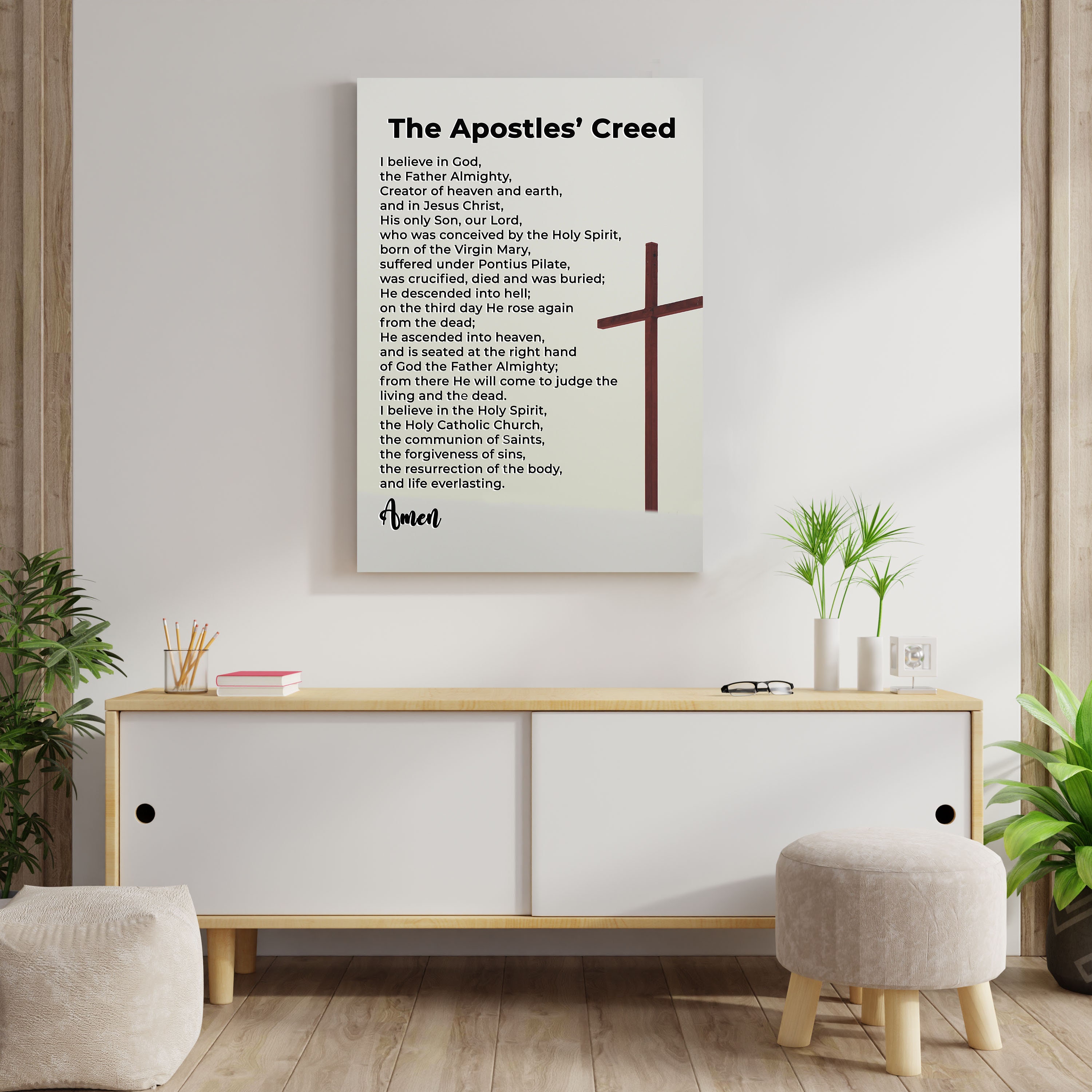 The Apostles' Creed | Motivational Wall Art, Inspirational Wall Art ...
