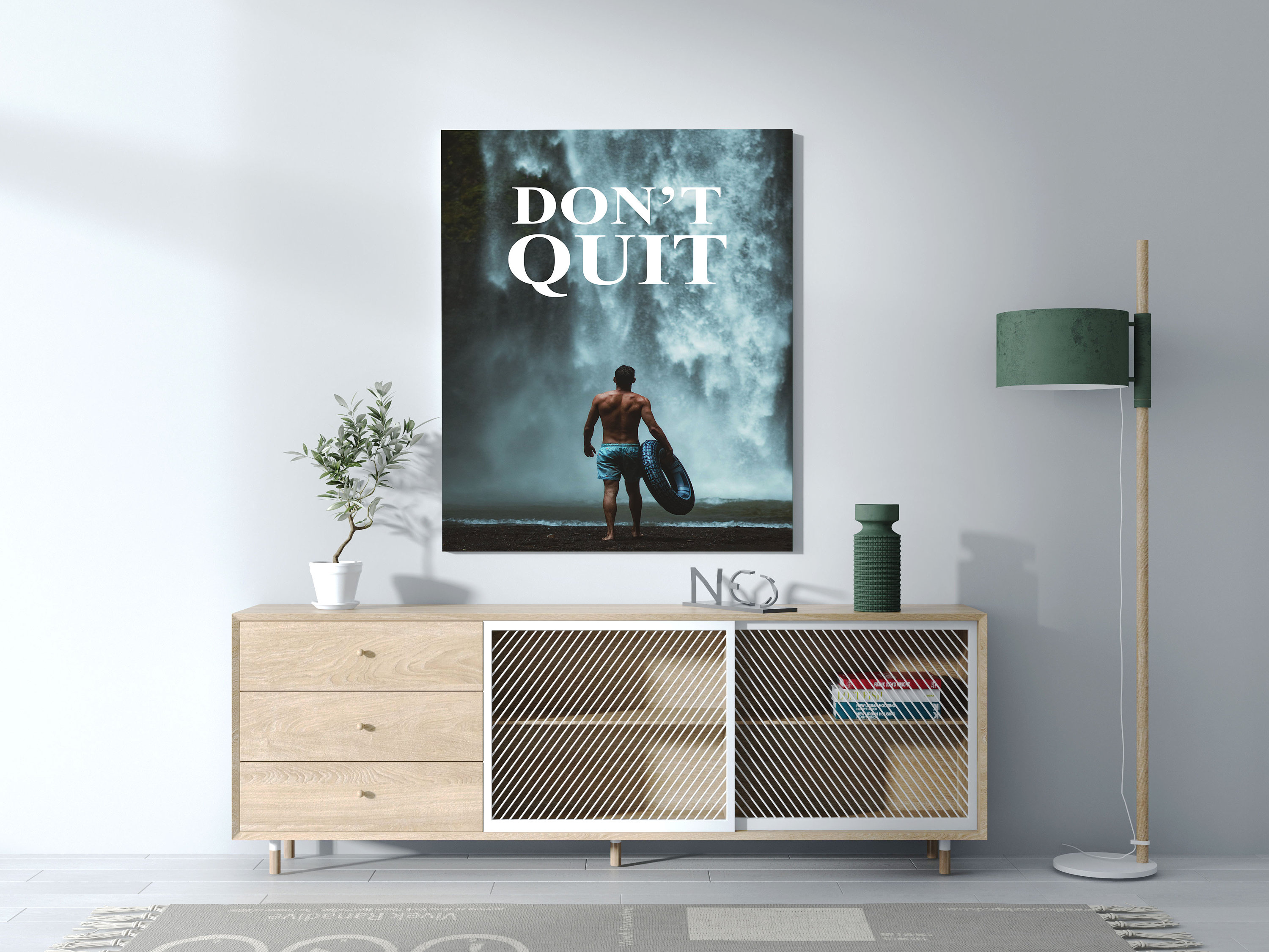 Don't Quit - Motivational Wall Art, Inspirational Wall Art, for Office ...
