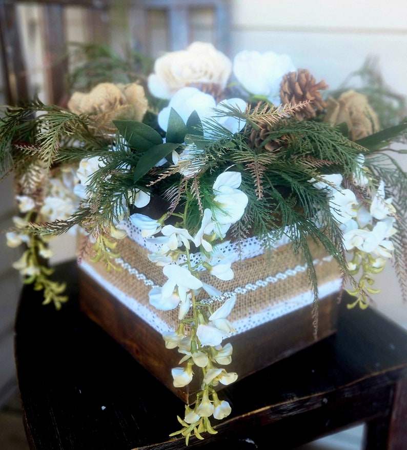 Custom Wedding Centerpiece Boho Flower Wedding Decor Rustic Floral ...