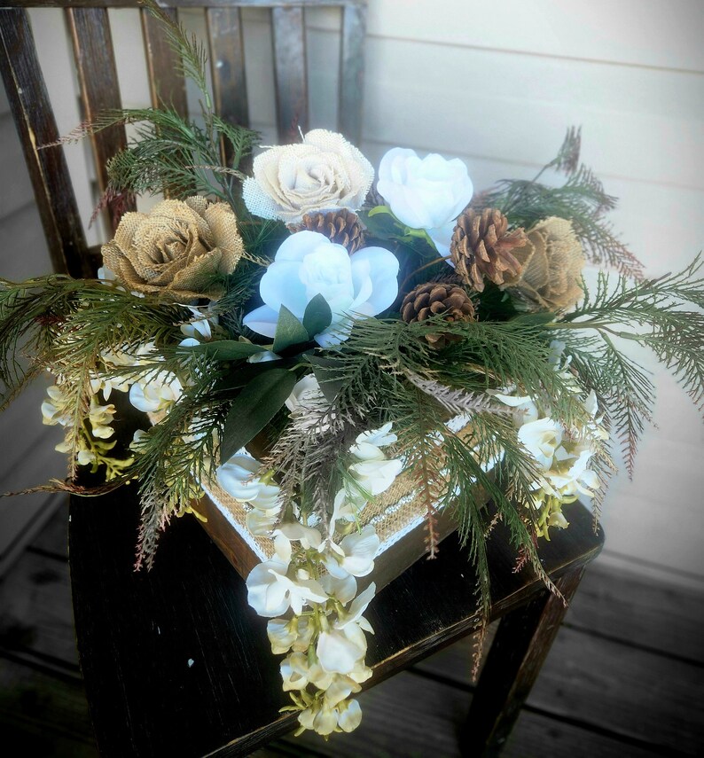 Custom Wedding Centerpiece Boho Flower Wedding Decor Rustic Floral ...