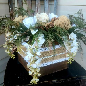 Custom Wedding Centerpiece Boho Flower Wedding Decor Rustic Floral ...