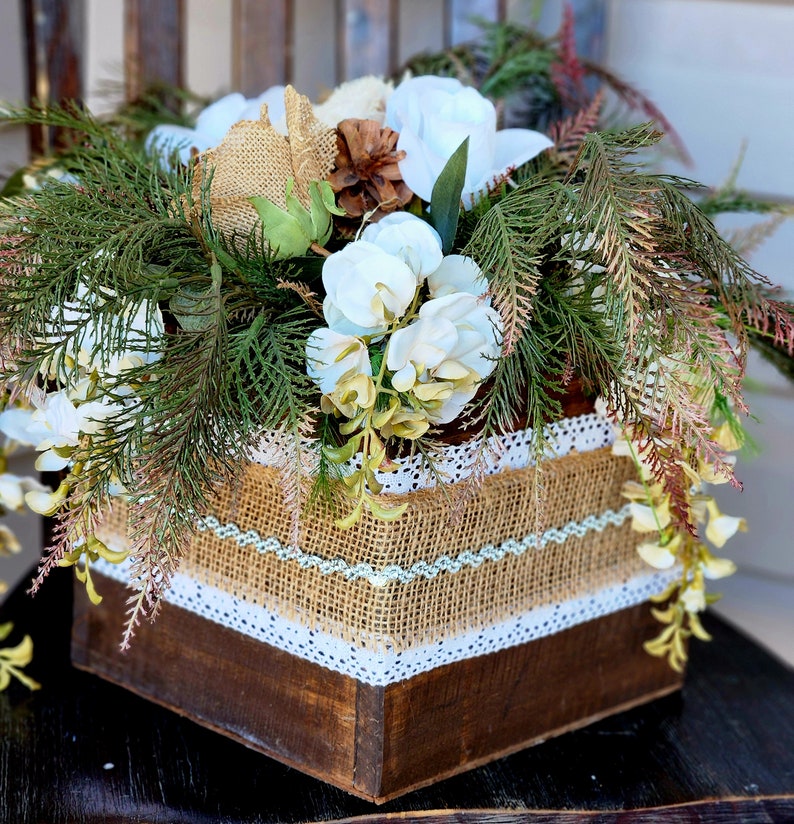 Custom Wedding Centerpiece Boho Flower Wedding Decor Rustic Floral ...