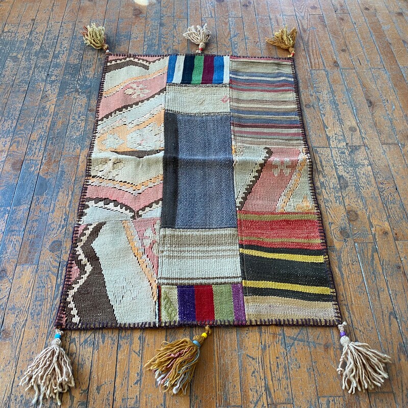 Patchwork Kilim Rug - Etsy