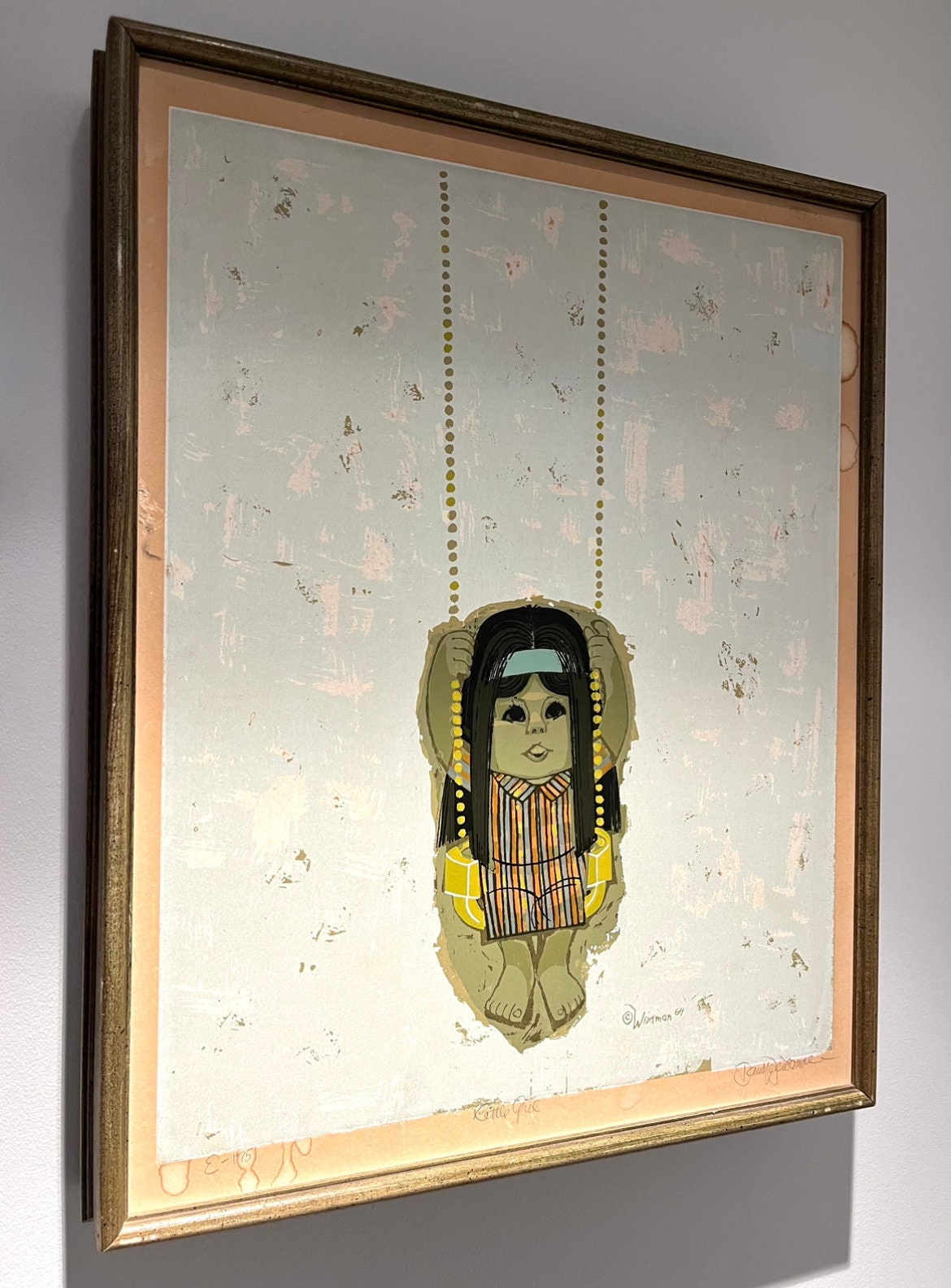 David Weidman Limited Edition 1964 Signed Print "little Girl" - Etsy