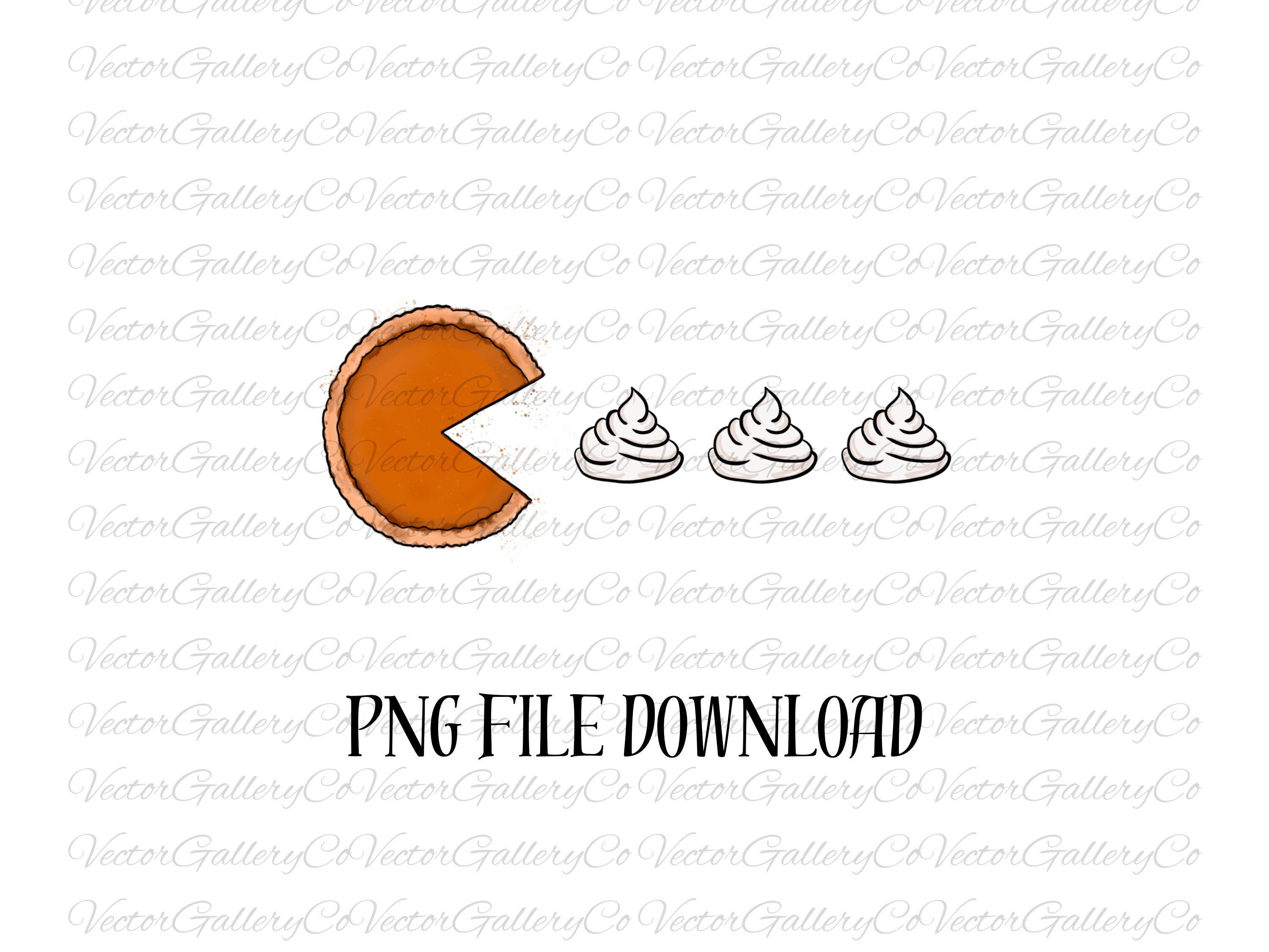 Pacman Pie Thanksgiving Png Design, Pac Man and Ghosts Inky PNG, Pac ...
