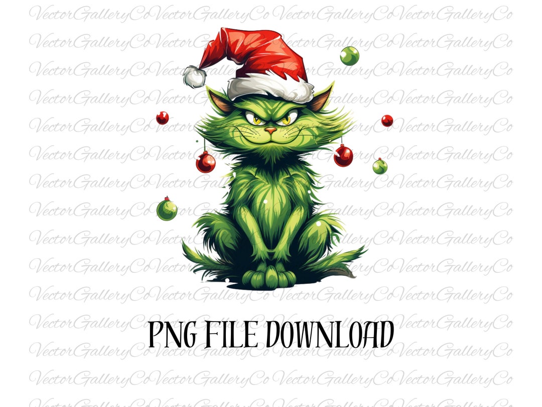 Grinch Cat Evil Christmas Grinches Christmas Funny Png Design Xmas ...