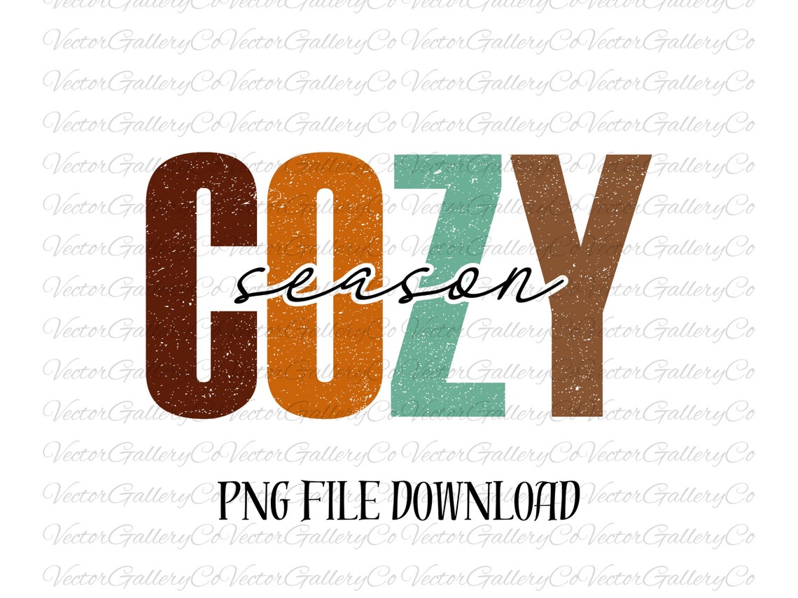 Cozy Season SVG PNG PDF Get Cozy Svg Merry Christmas Svg - Etsy