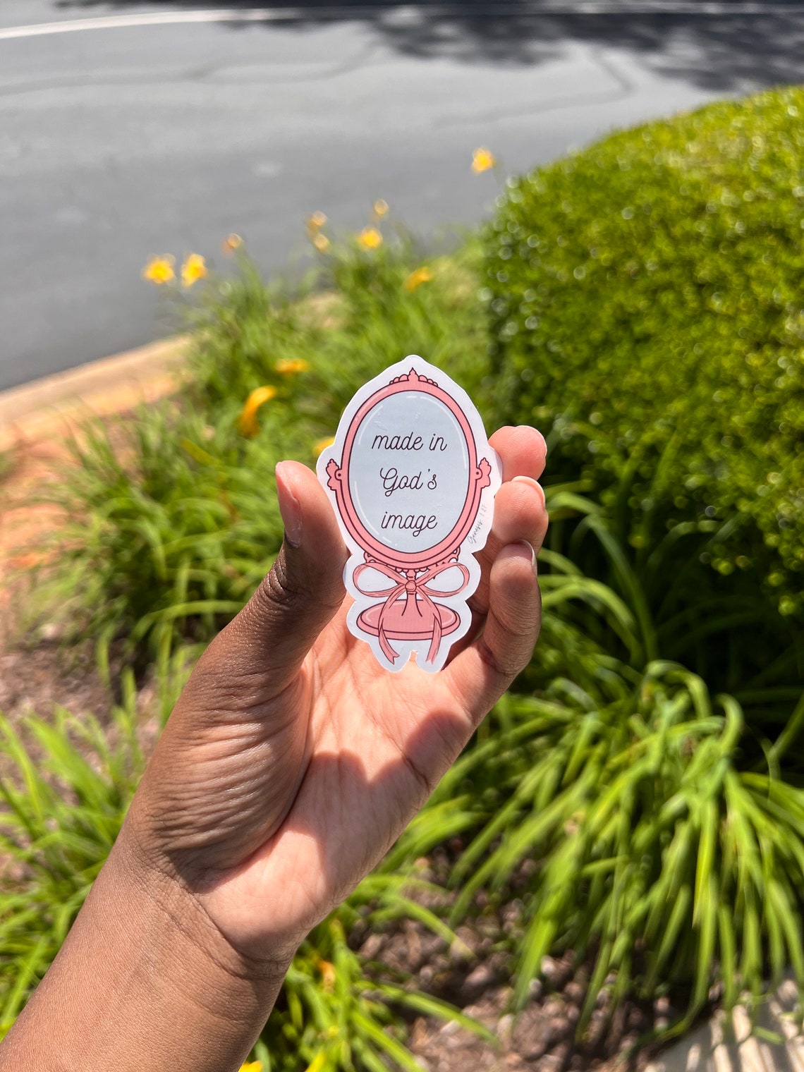 Sticker Bible Verse Sticker Christian Sticker Bible Sticker Pink ...