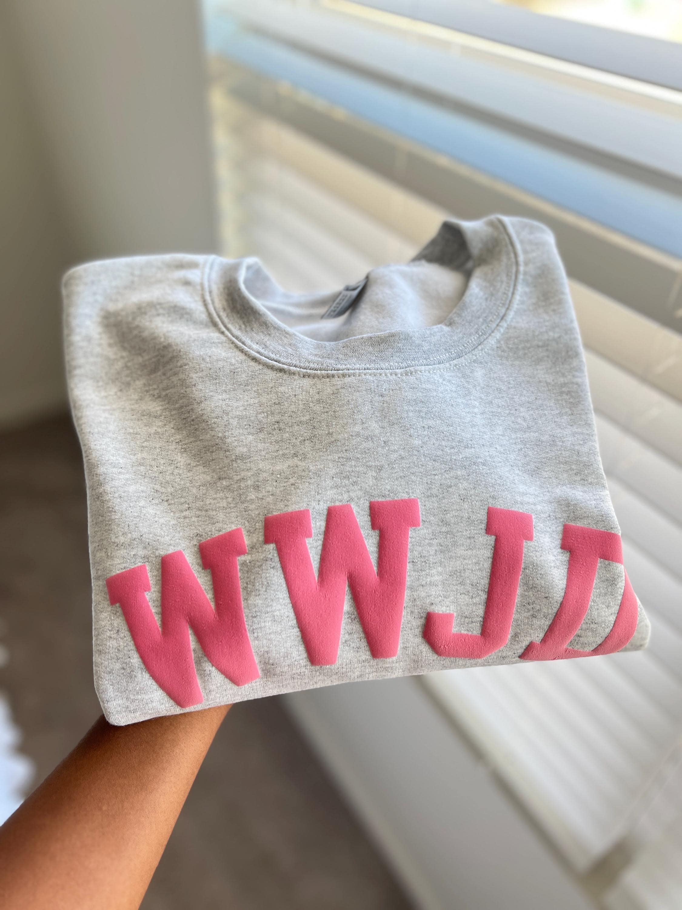 WWJD Crewneck Sweatshirt: Inspirational Christian Clothing - Etsy