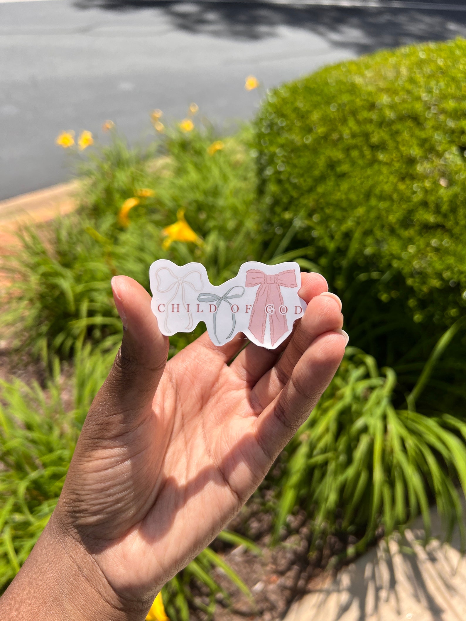 Christian Sticker Child of God Sticker Bible Verse Sticker Pink ...