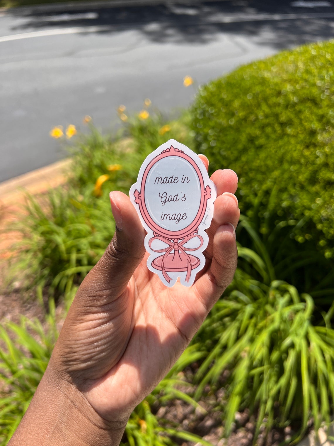 Sticker Bible Verse Sticker Christian Sticker Bible Sticker Pink ...