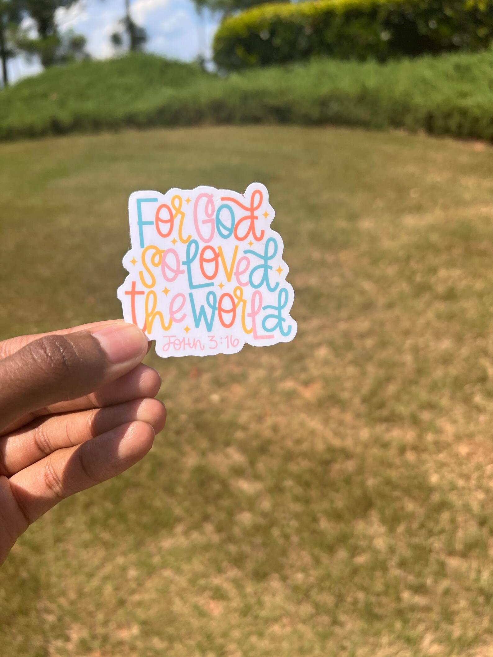 Christian Sticker God Sticker Bible Sticker Pink Christian Sticker ...