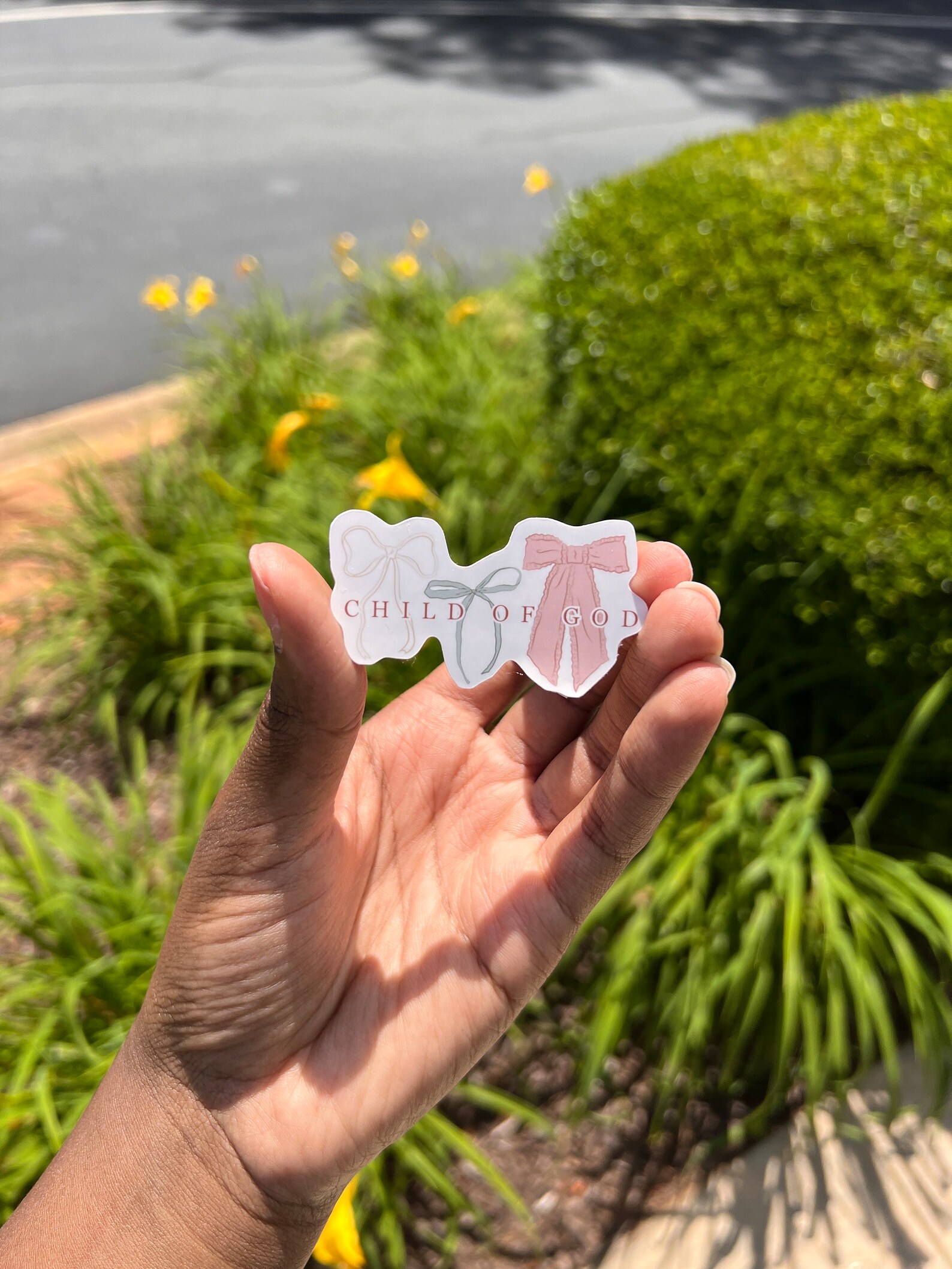 Christian Sticker Child of God Sticker Bible Verse Sticker Pink ...