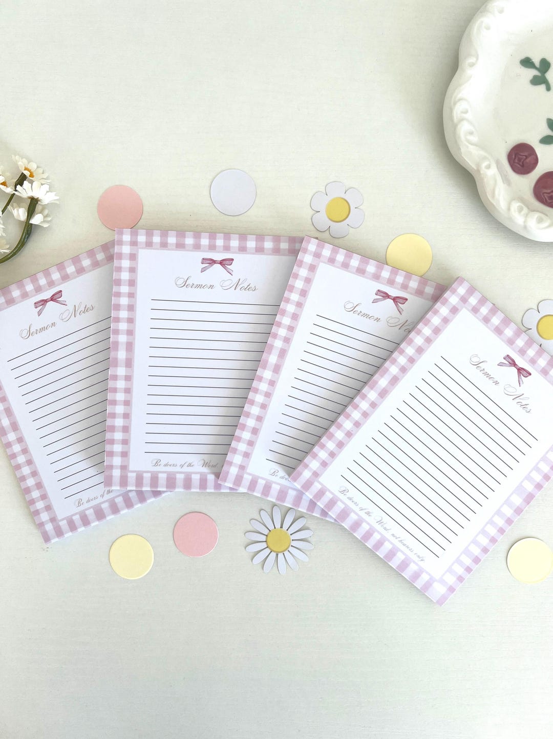 Christian Notepads Sermon Notes Faith Based Notepads - Etsy