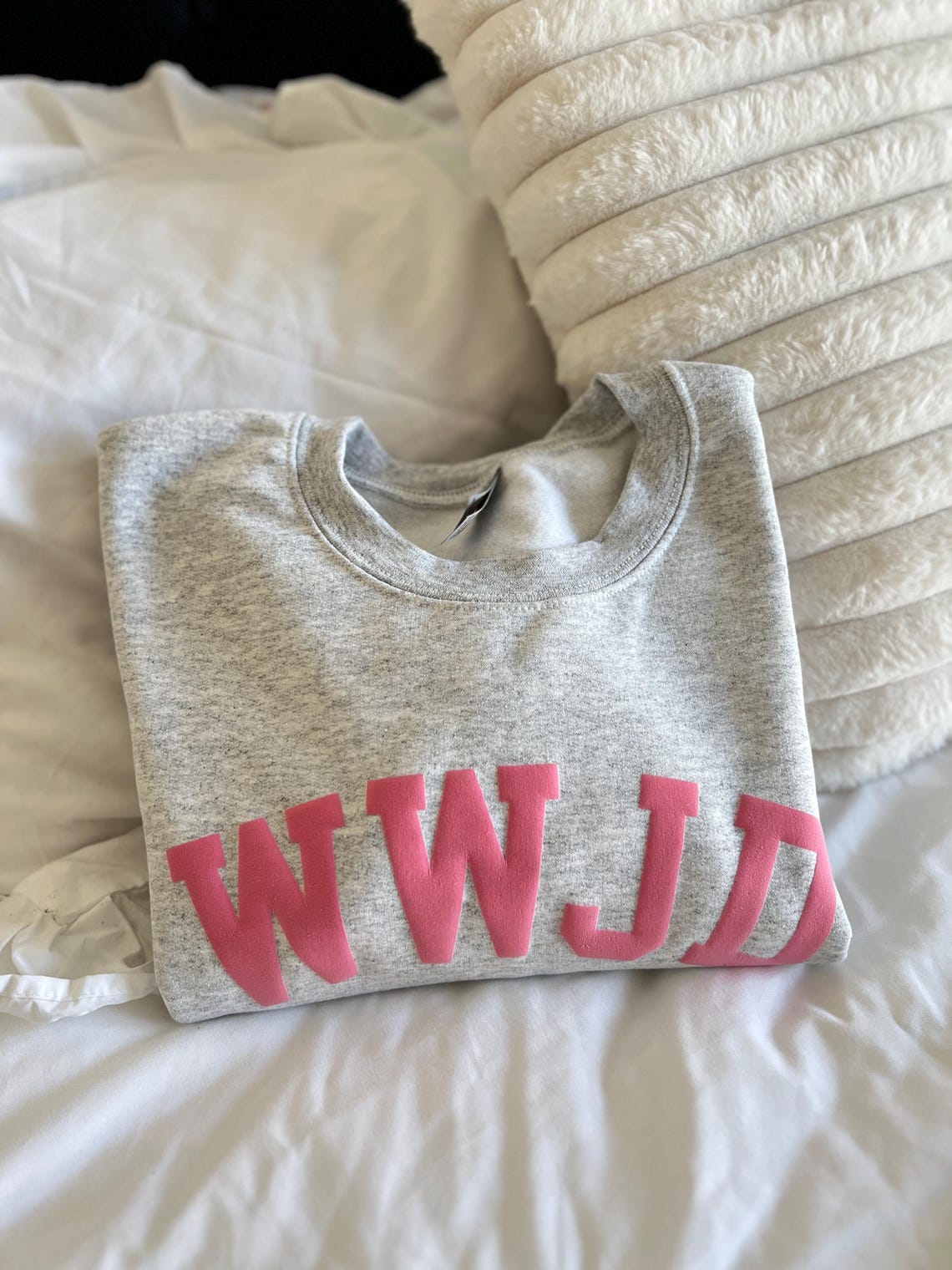 WWJD Crewneck Sweatshirt: Inspirational Christian Clothing - Etsy