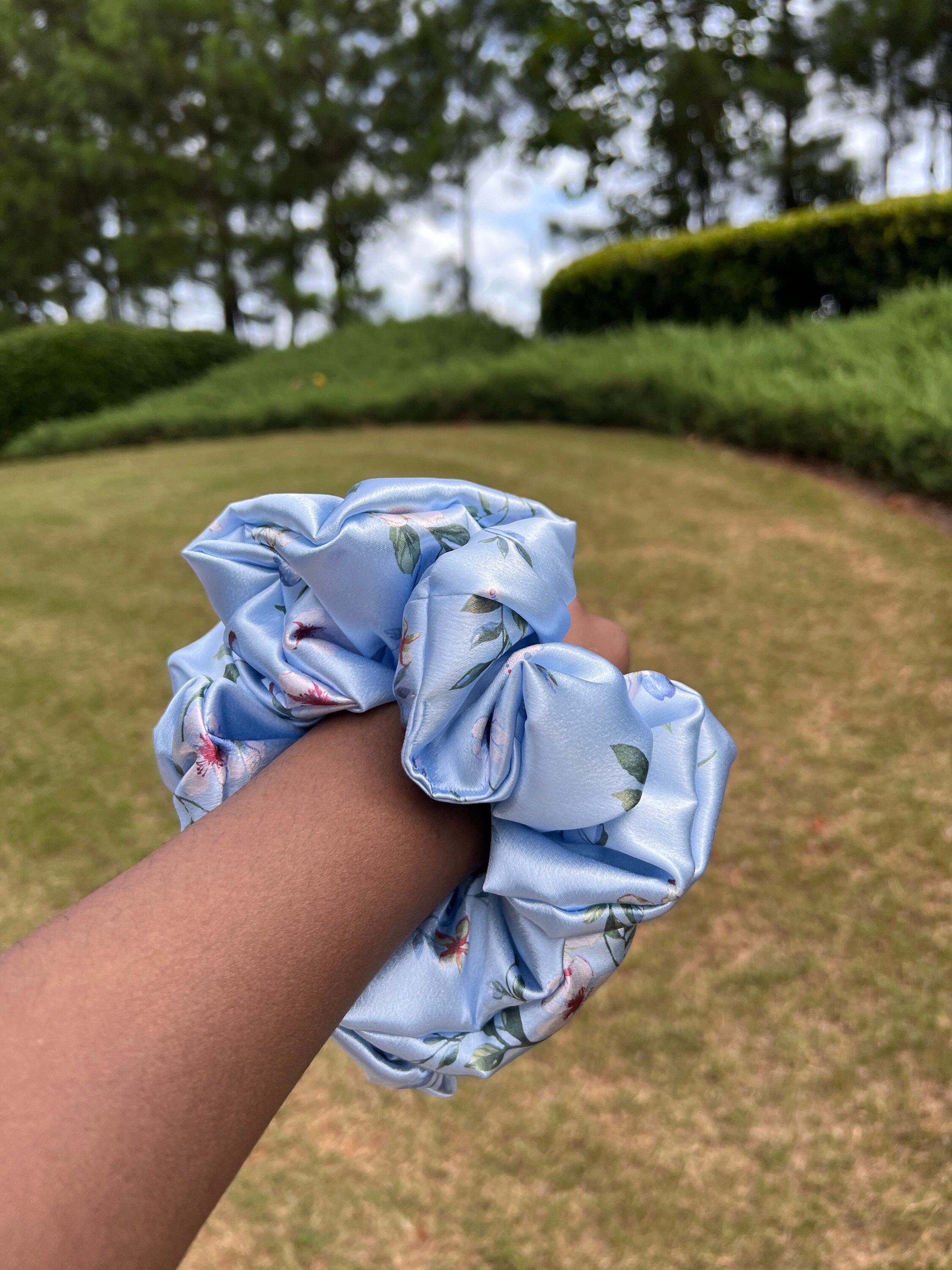 Handmade Scrunchie Satin Scrunchie Hair Accessories Hair Scrunchies XL ...