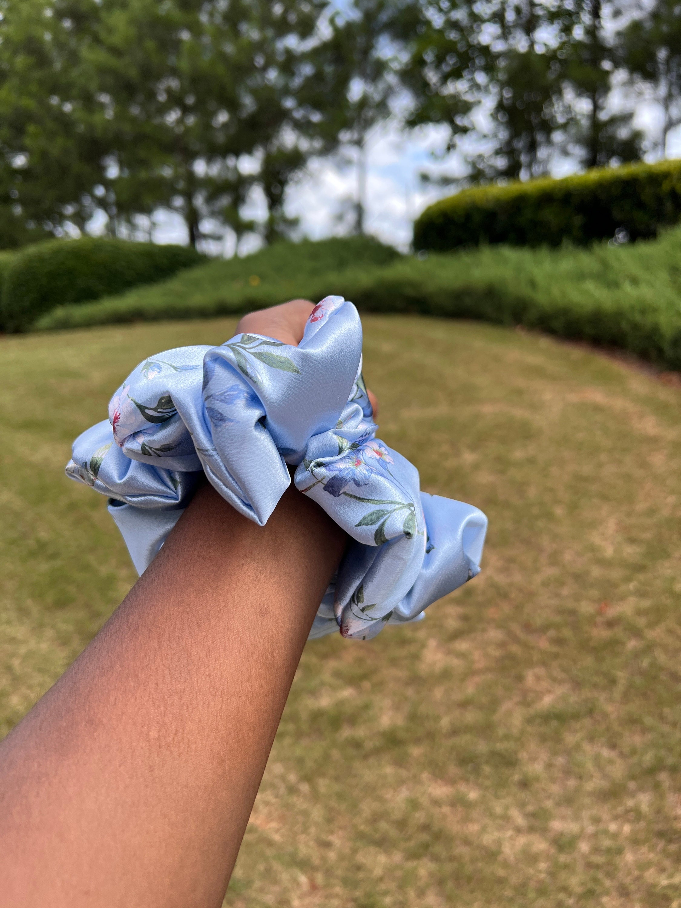 Handmade Scrunchie Satin Scrunchie Hair Accessories Hair Scrunchies XL ...