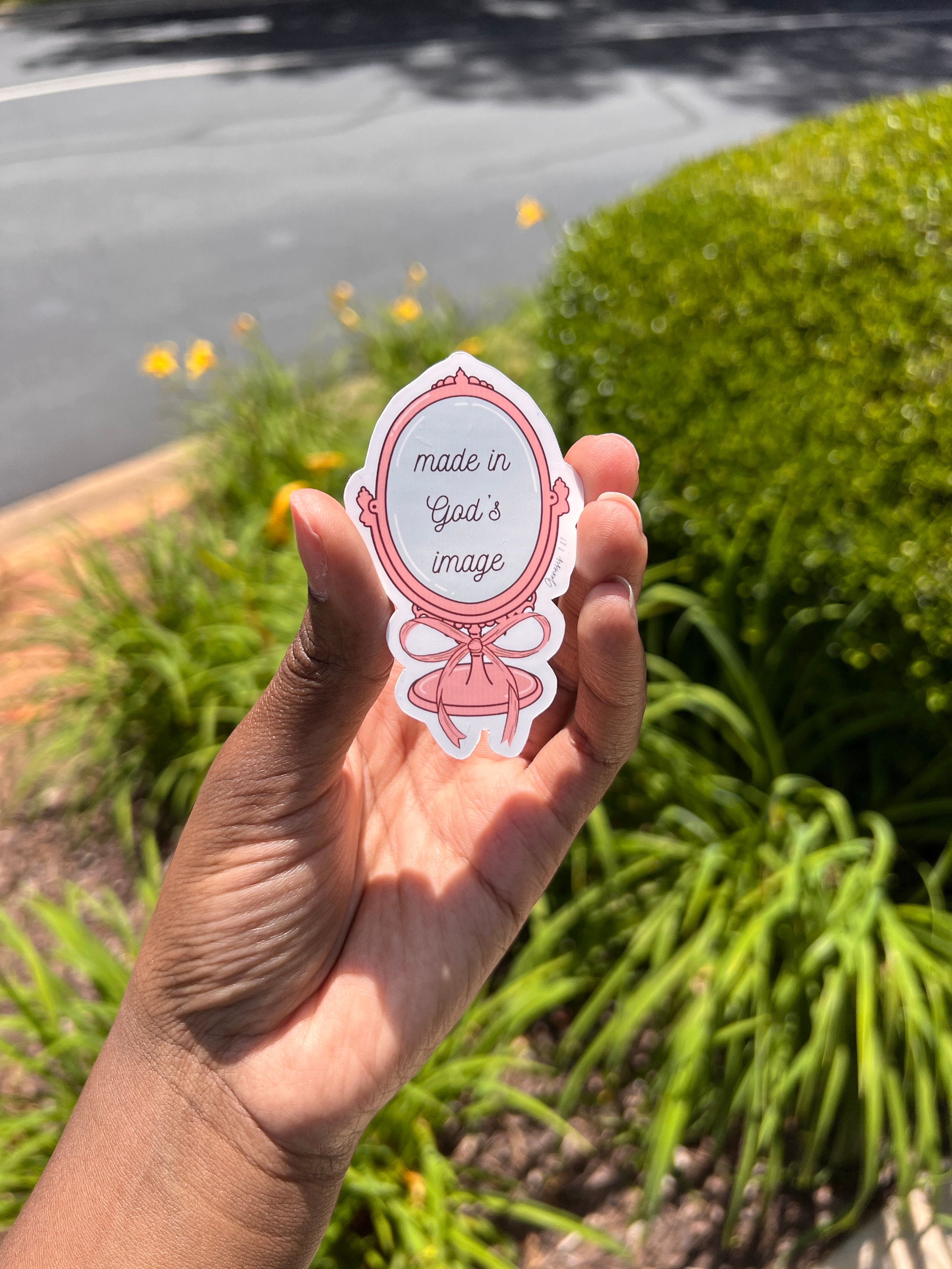 Sticker Bible Verse Sticker Christian Sticker Bible Sticker Pink ...