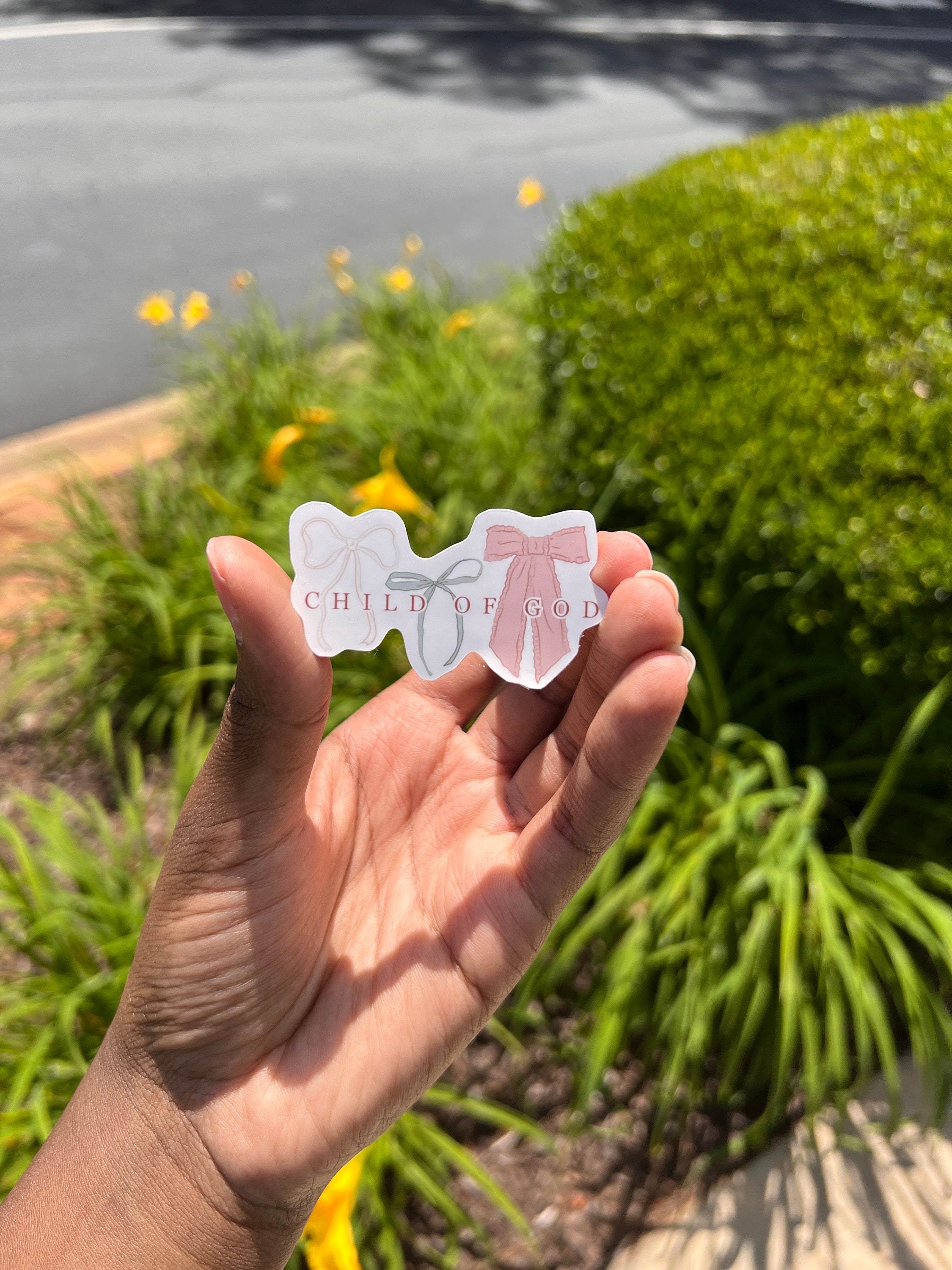 Christian Sticker Child of God Sticker Bible Verse Sticker Pink ...