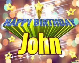 Happy Birthday John Video Gift Download and Email, Newsletter or Use ...