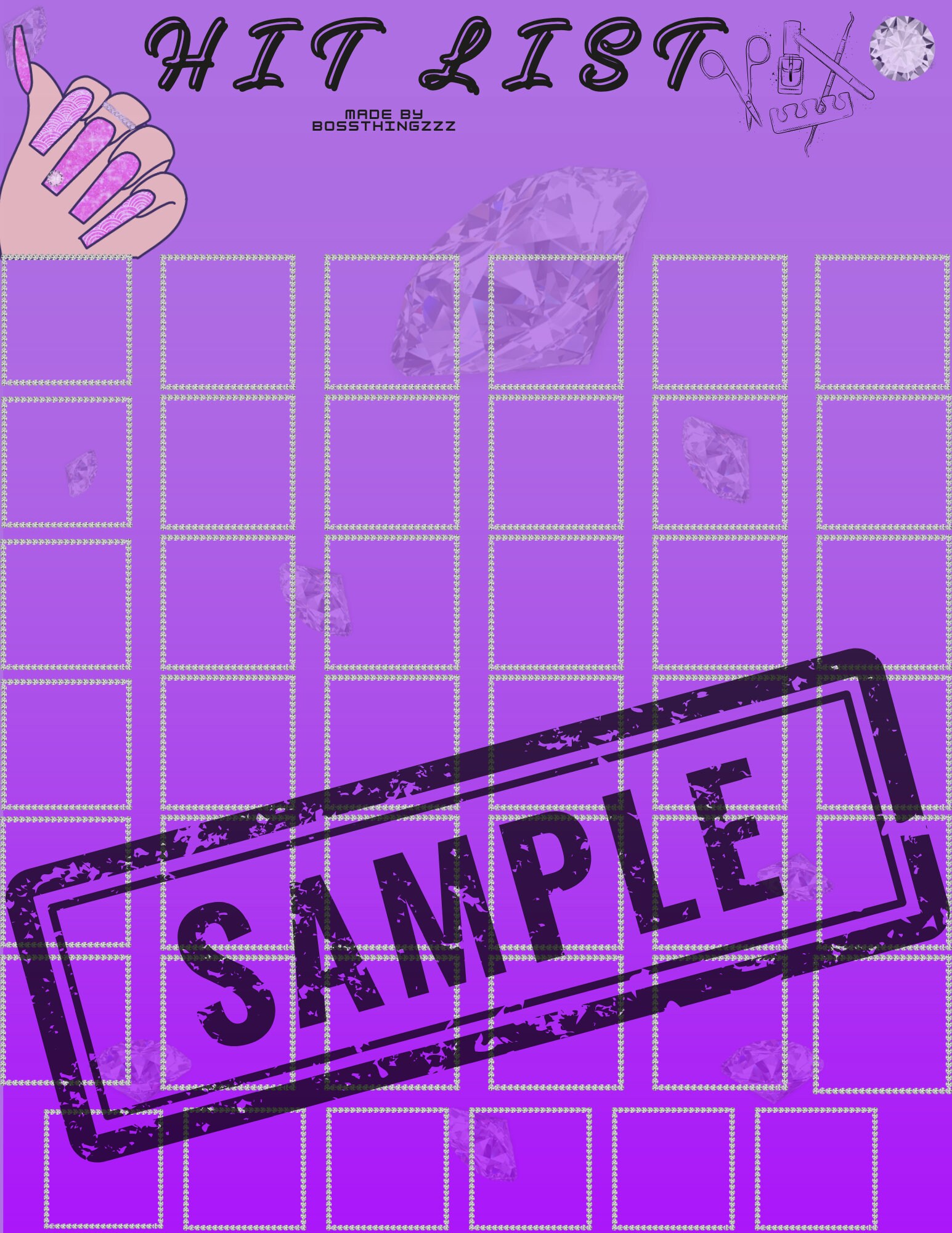 Bingo Host Template Used for 1 Through 15 Line Hosting Also Includes ...