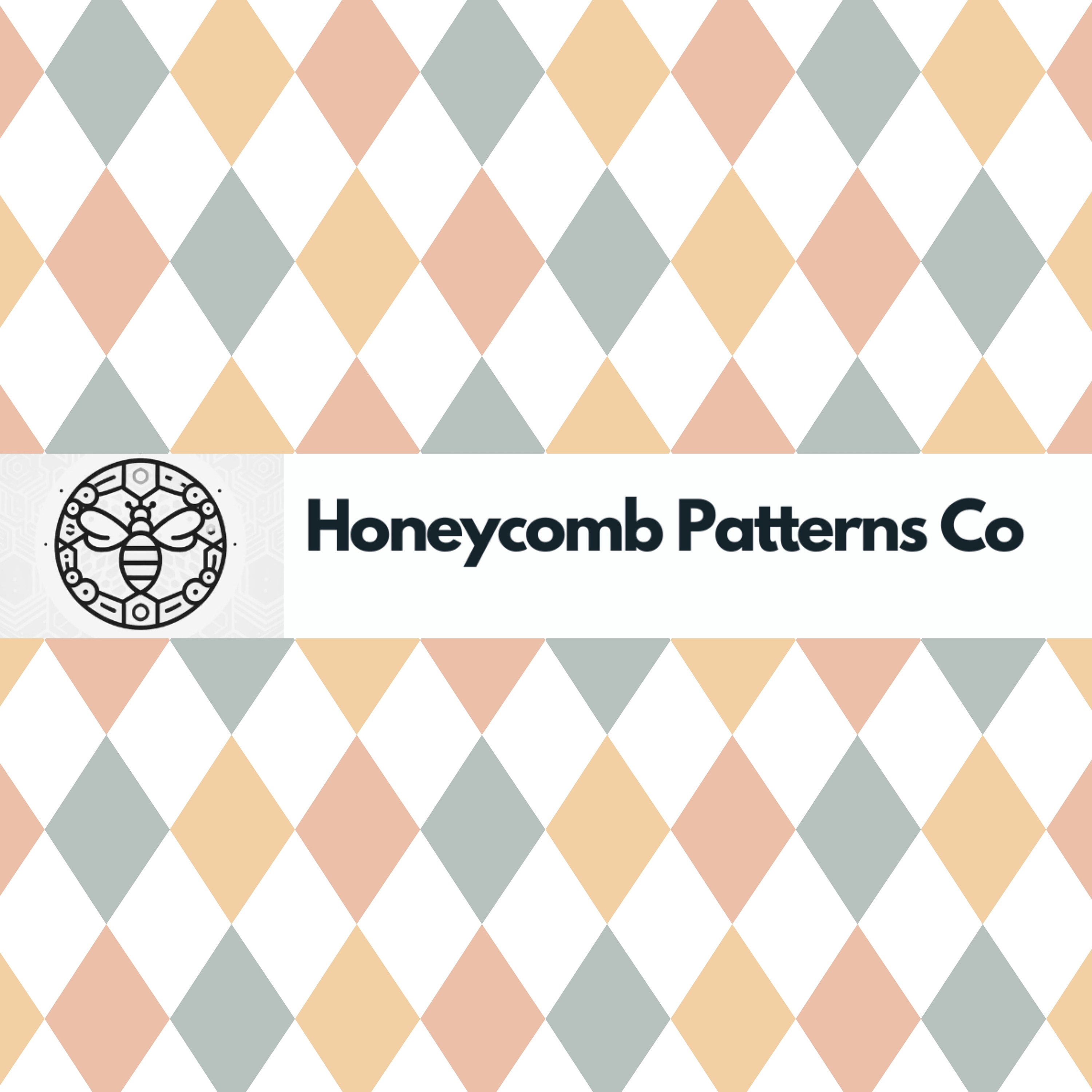 Harlequin Geometric Pattern Digital Paper (PDF, JPG Download) - Etsy