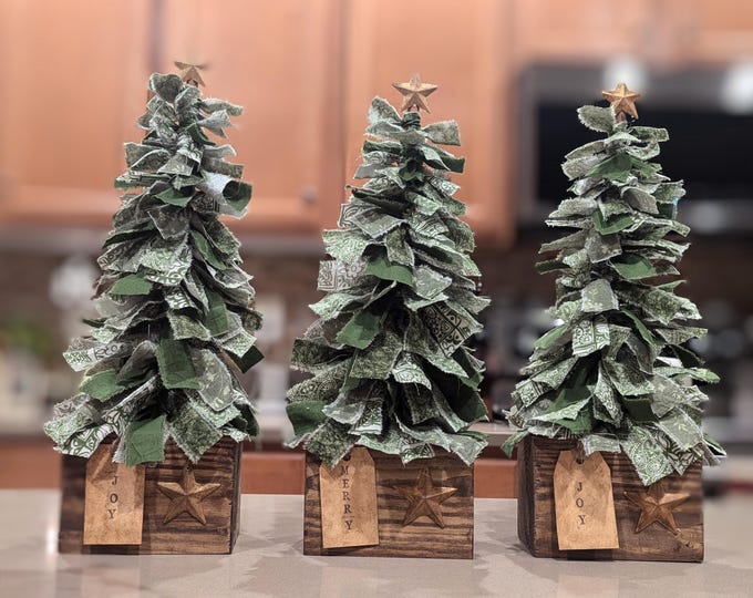 Christmas Rag Tree - Etsy