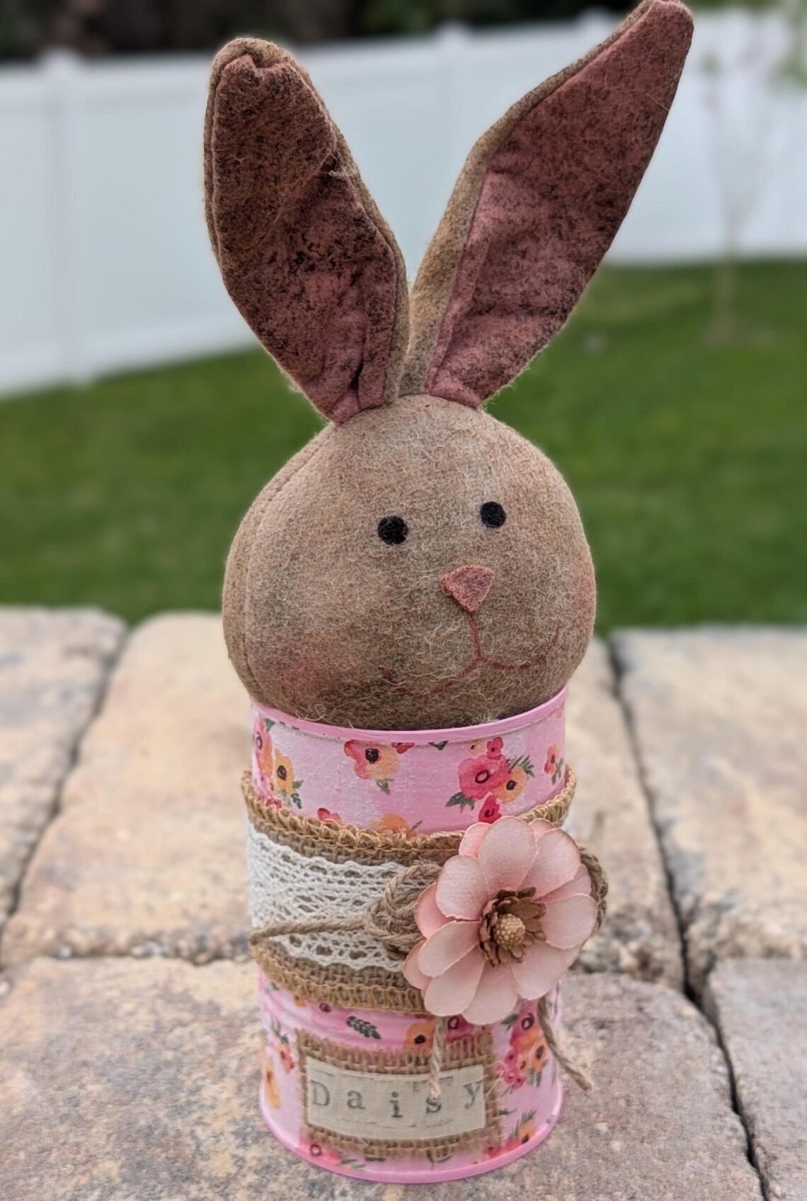 Vintage Bunny in a Can - Etsy