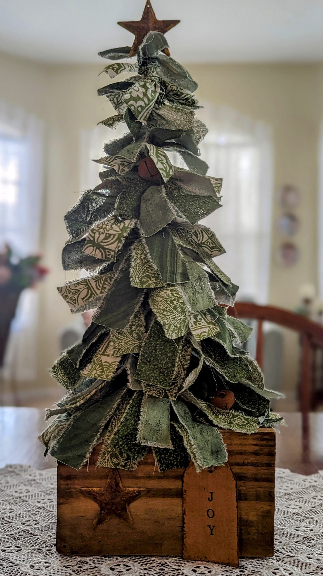 Christmas Rag Tree - Etsy