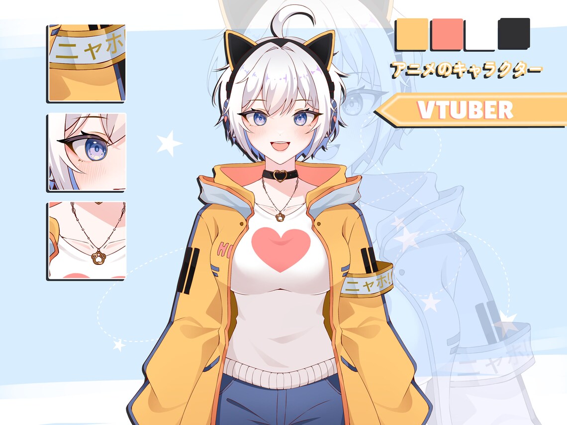Vtuber Model Custom Vtuber Model Commission Vtuber Design - Etsy Australia