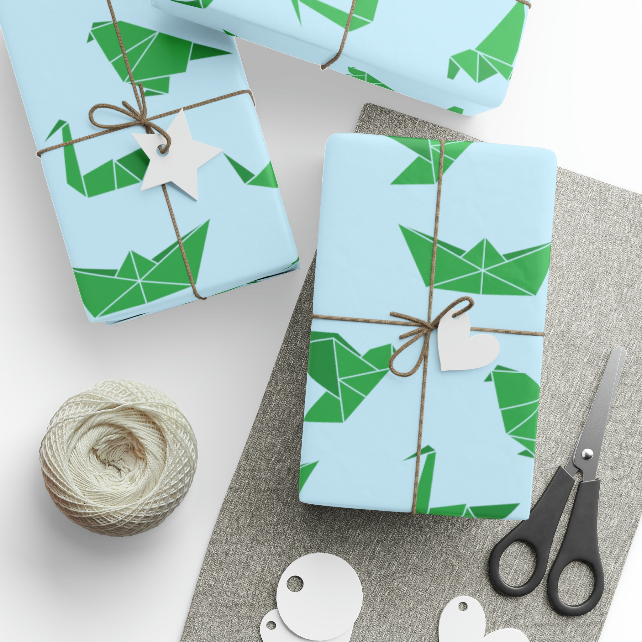 Traditional Origami Wrapping Paper, Anniversary Gift Wrap, Best Friend ...