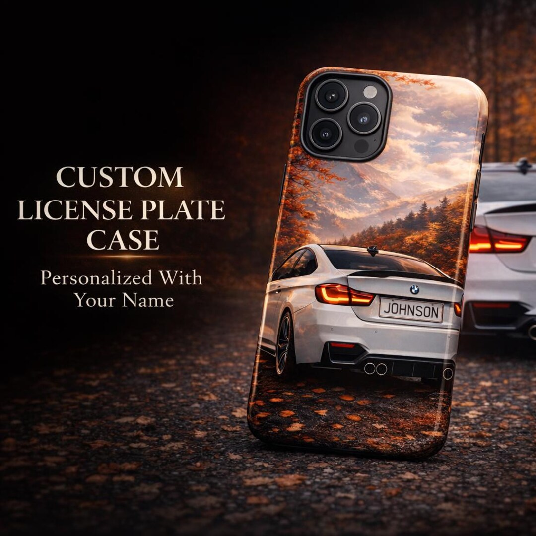 Personalized BMW M4 License Plate Phone Case – Car Enthusiast Gift - Etsy