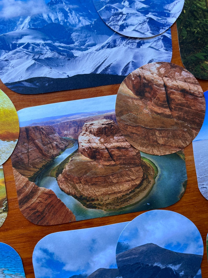 Natural Wonders, Geography, Toddler Matching Game, Nature Activity ...
