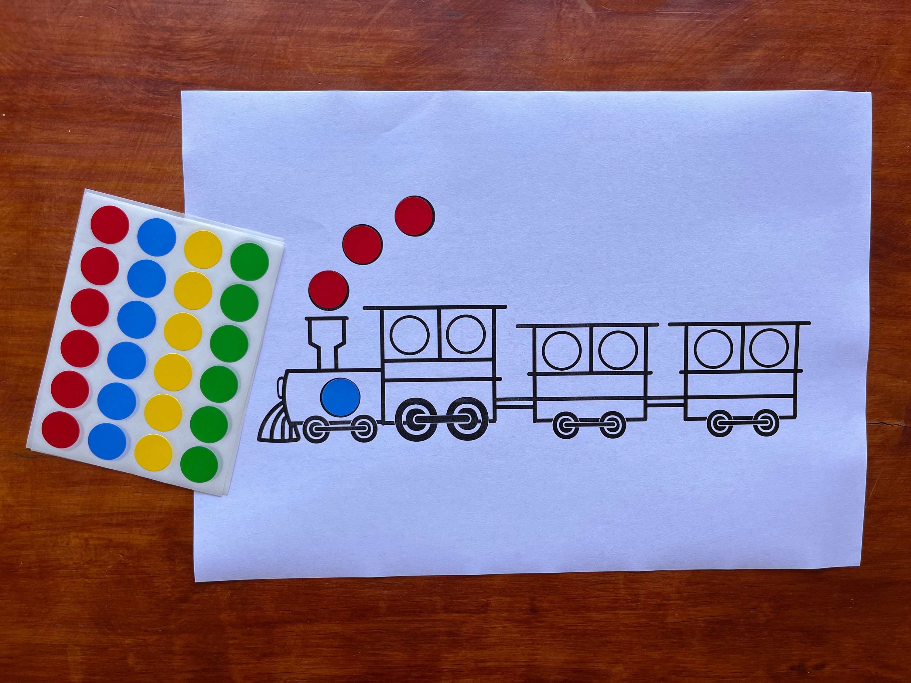 Dot Sticker Activity, Toddler Craft, Fine Motor Skills, Printable ...
