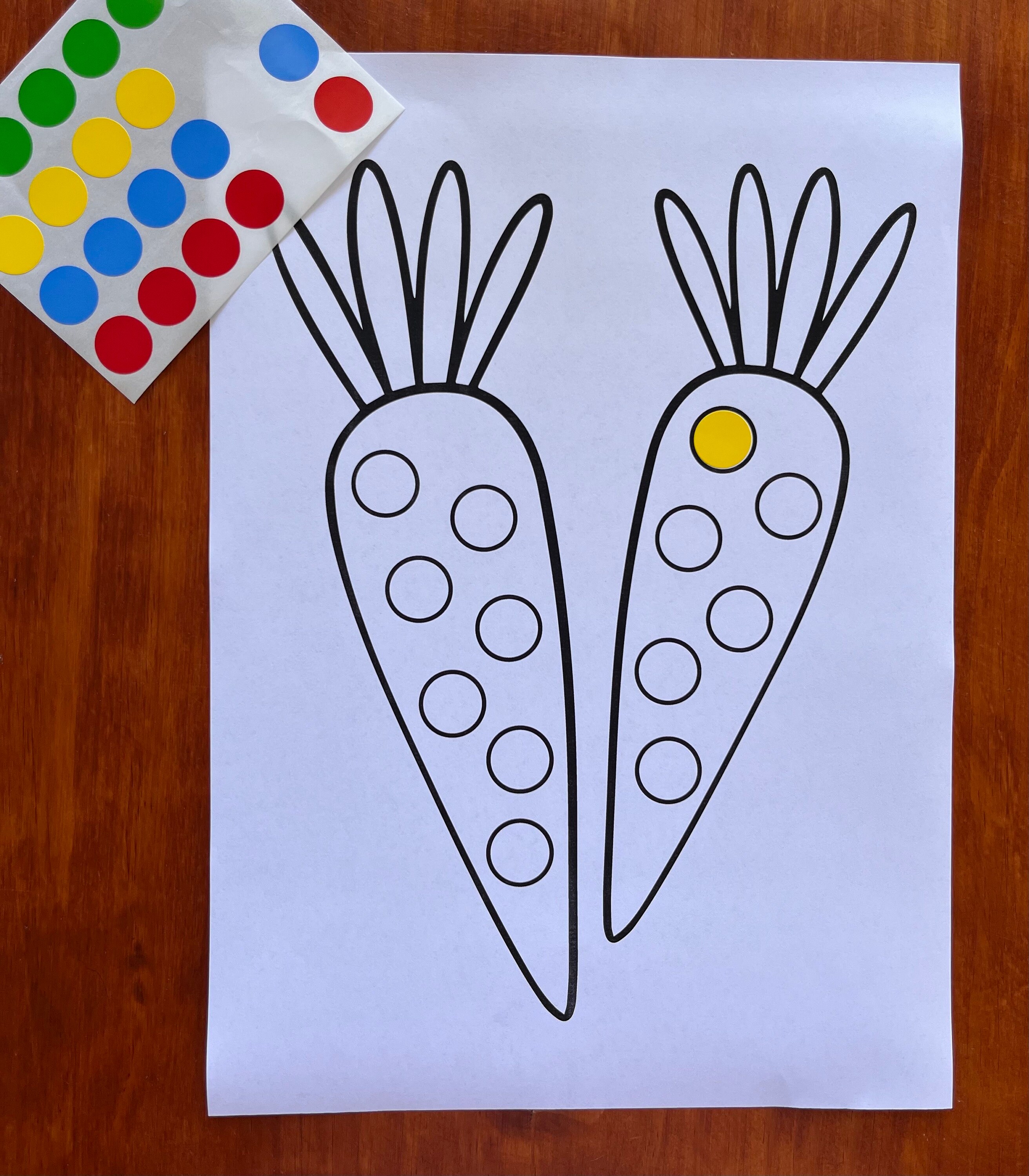 Easter Dot Sticker Activity, Easter Craft, Toddler Activity, Fine Motor ...