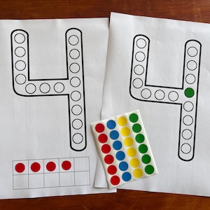 Dot Sticker Activity, Toddler Craft, Fine Motor Skills, Printable ...