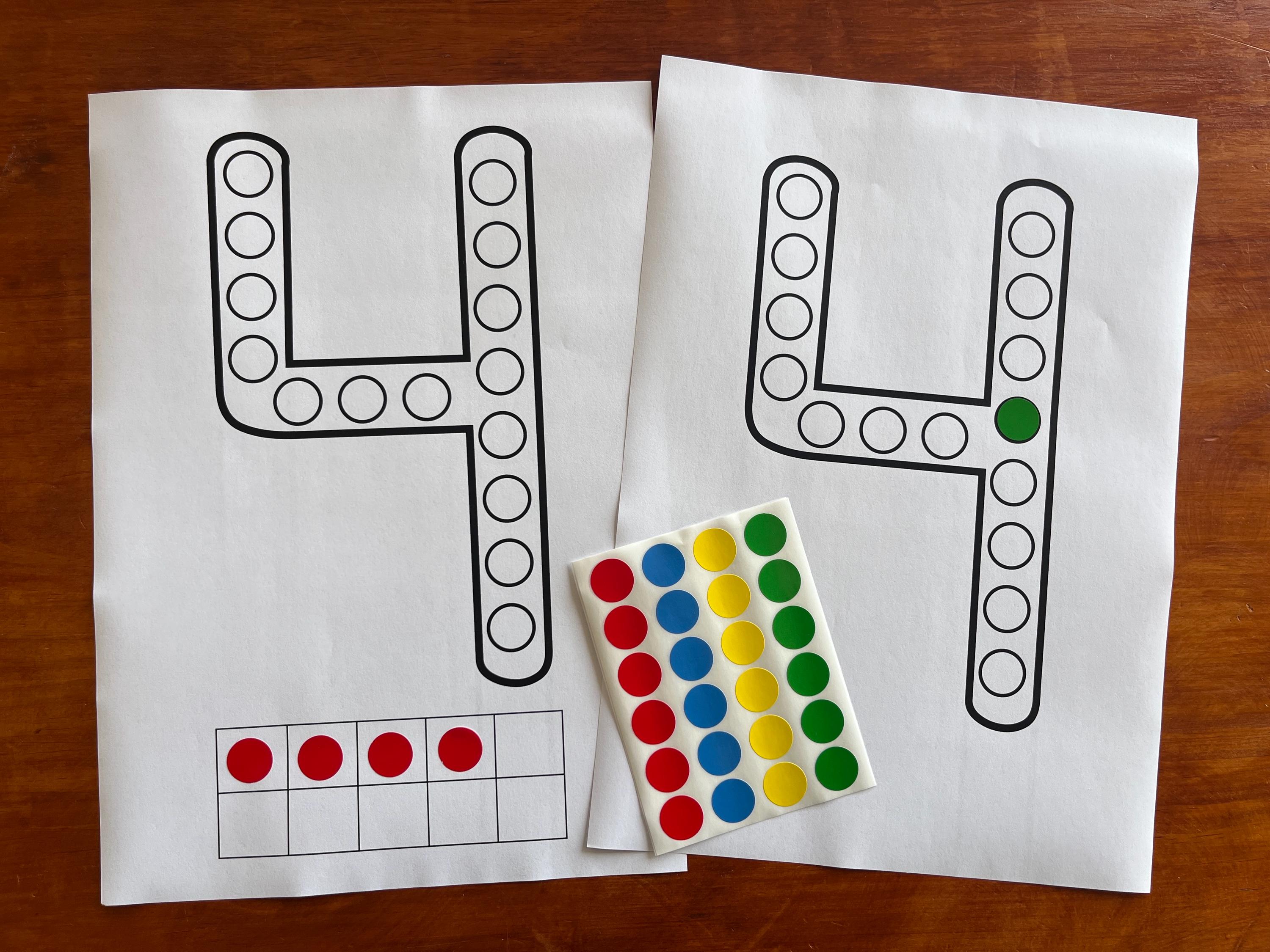 Dot Sticker Activity, Toddler Craft, Fine Motor Skills, Printable ...
