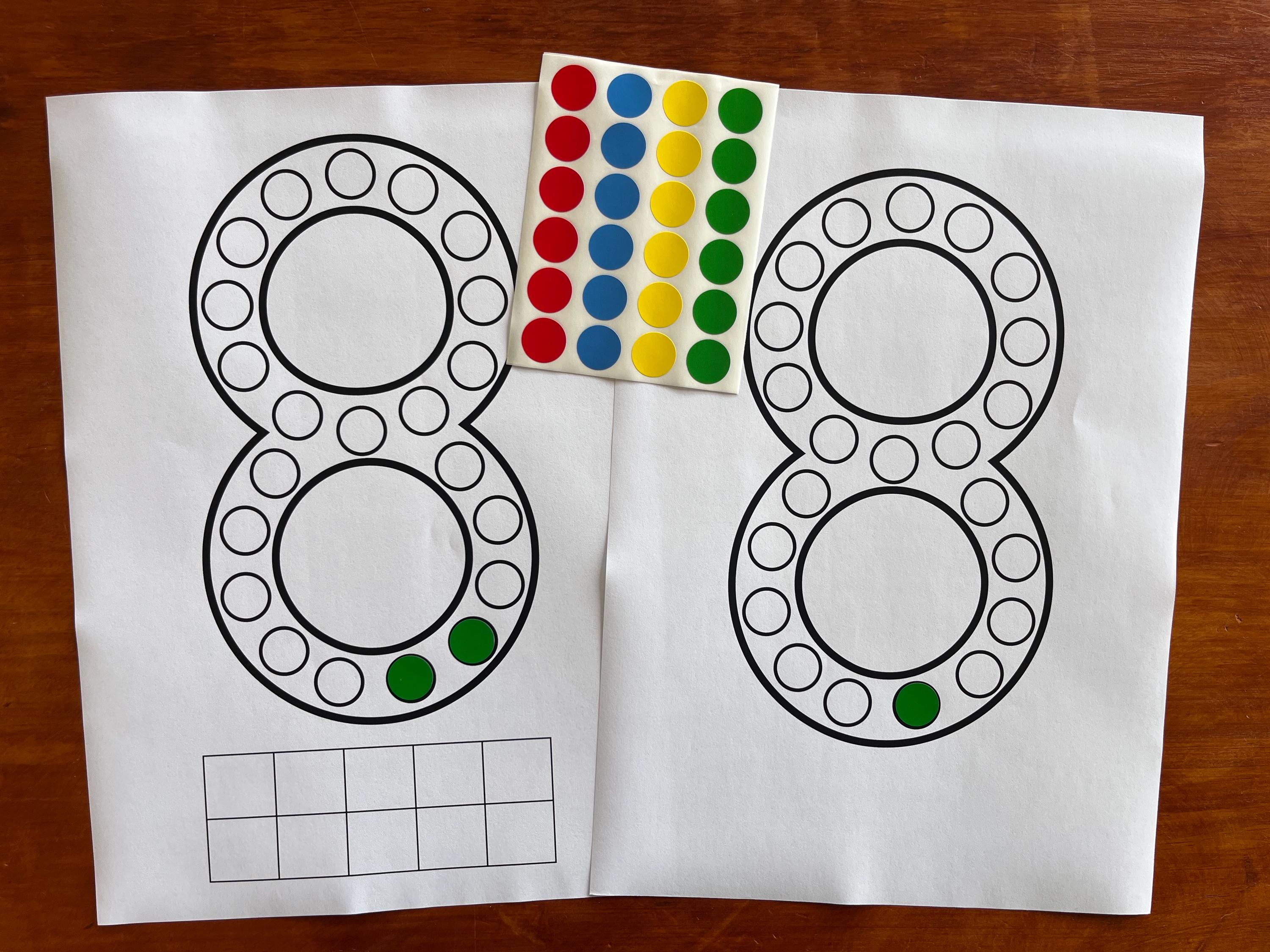 Dot Sticker Activity, Toddler Craft, Fine Motor Skills, Printable ...