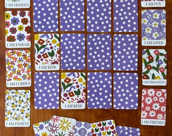 Memory Game Flashcards Flowers, Montessori Printable, Forest Schooling ...