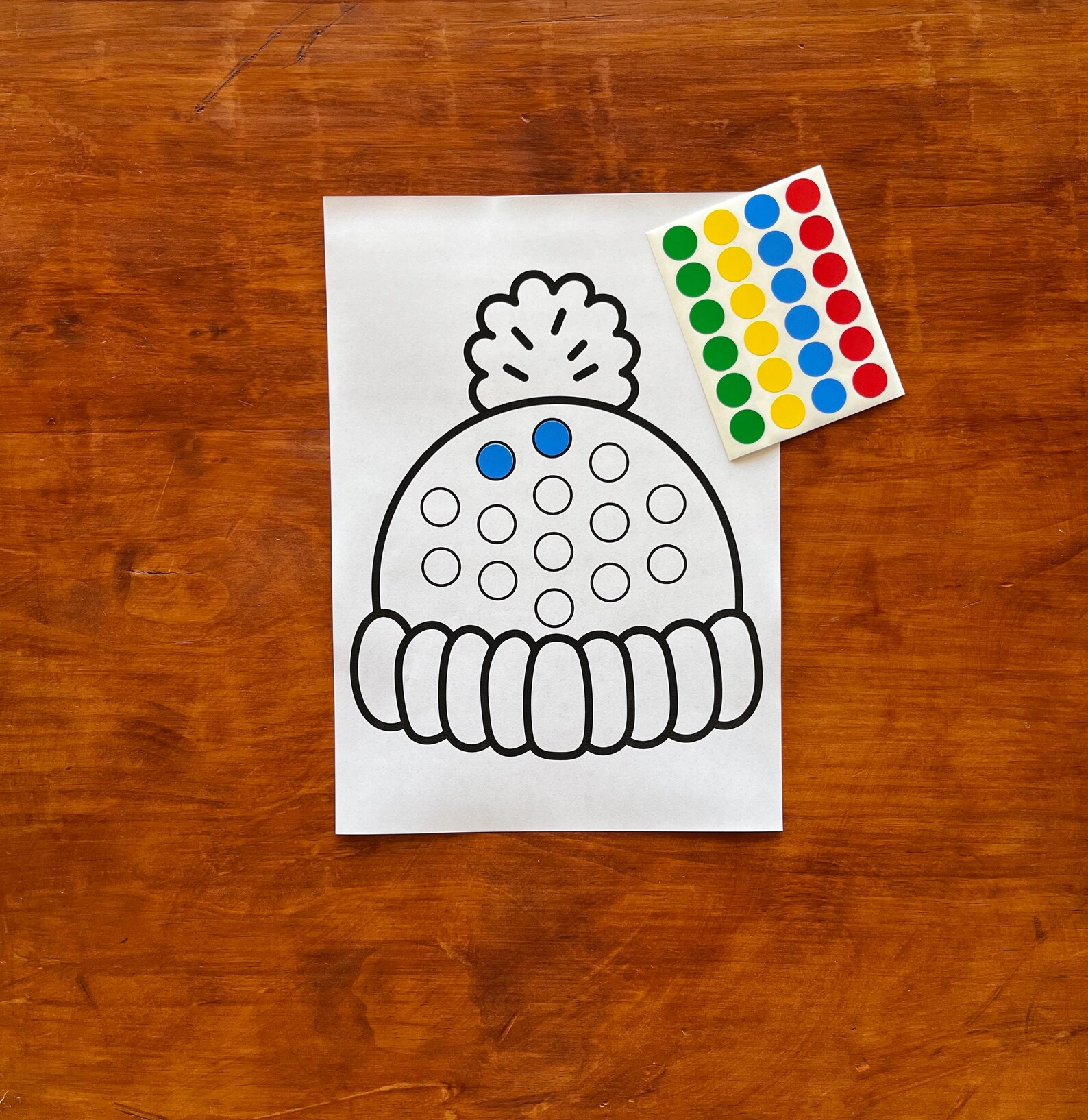 Fall Autumn Dot Sticker Activity, Toddler Craft, Fine Motor Skills ...