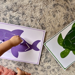 Toddler Game, Board Game, Printable, Shapes and Colours, Turn Taking ...