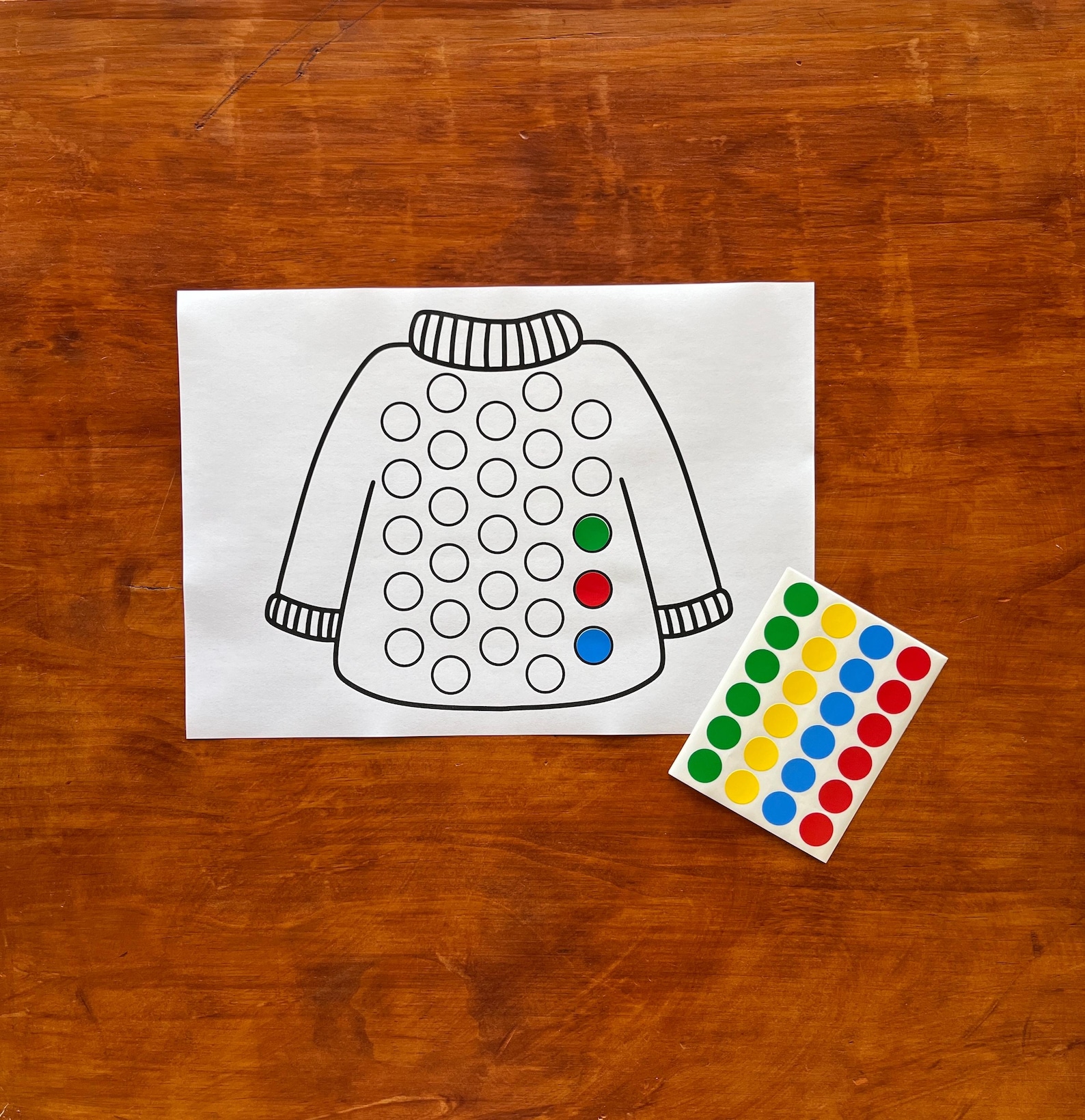 Fall Autumn Dot Sticker Activity, Toddler Craft, Fine Motor Skills ...