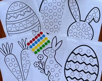 Dot Sticker Activity, Toddler Craft, Fine Motor Skills, Printable ...