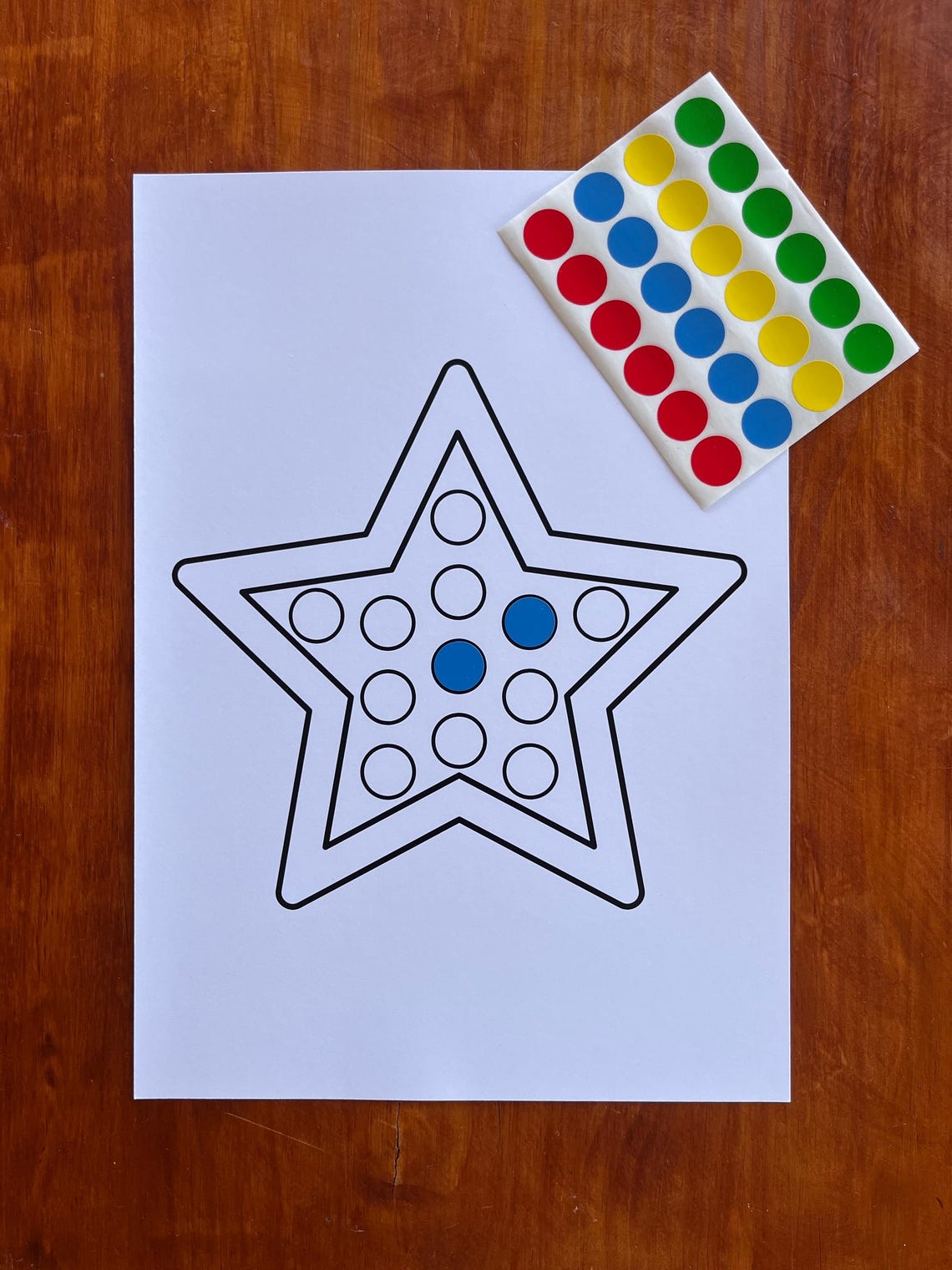 4th July, Independence Day Dot Sticker Activity, Toddler Activity, Fine ...
