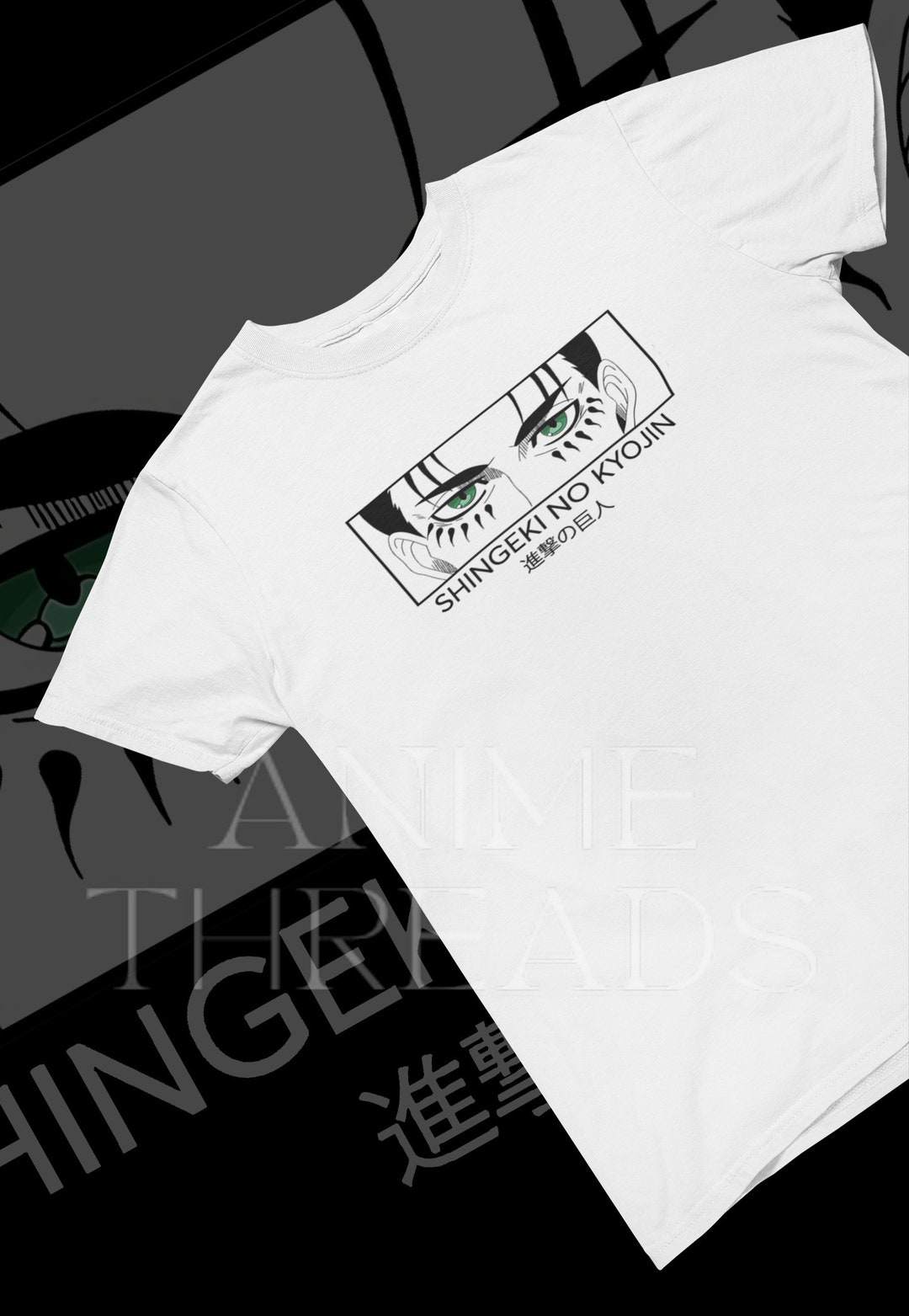 Eren Anime Shirt Attack Titan AOT Merch Premium Unisex - Etsy