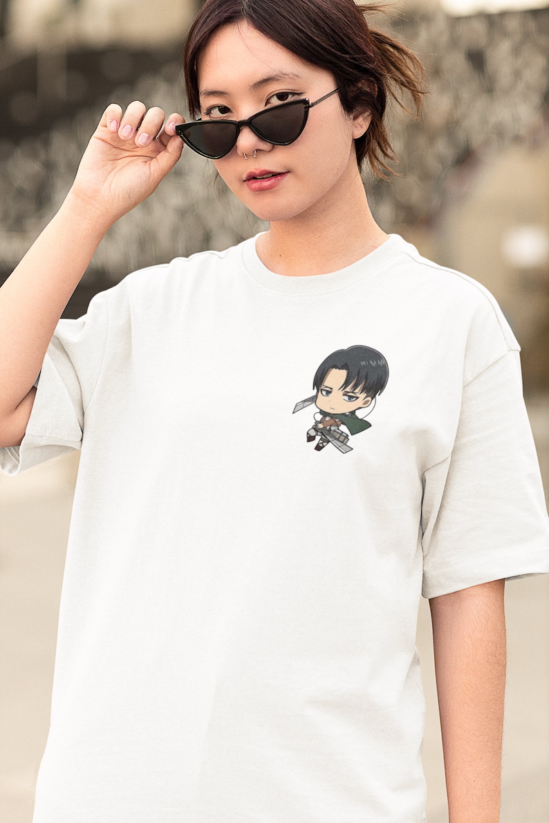 Levi Ack. Chibi Anime Shirt Attack Titan AOT Merch Premium - Etsy