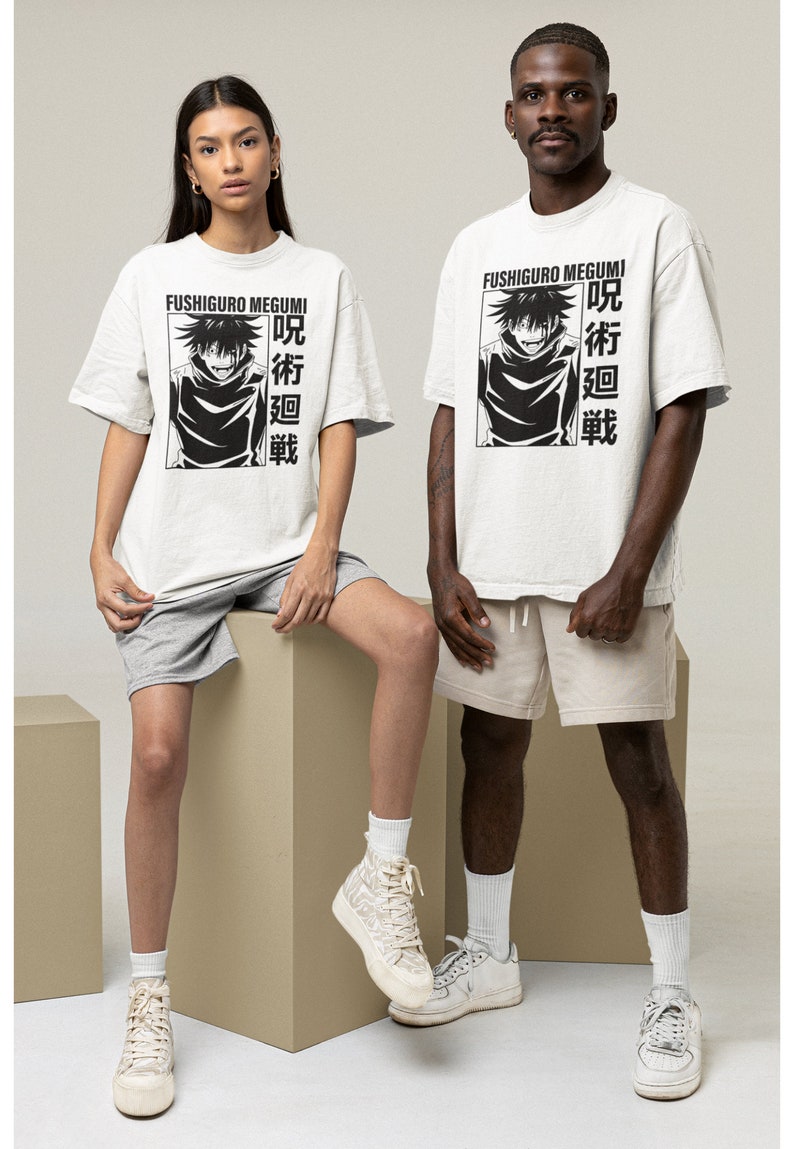 Megumi Anime Shirt Jujutsu Anime, JJK Merch, Premium Unisex Anime Tee ...